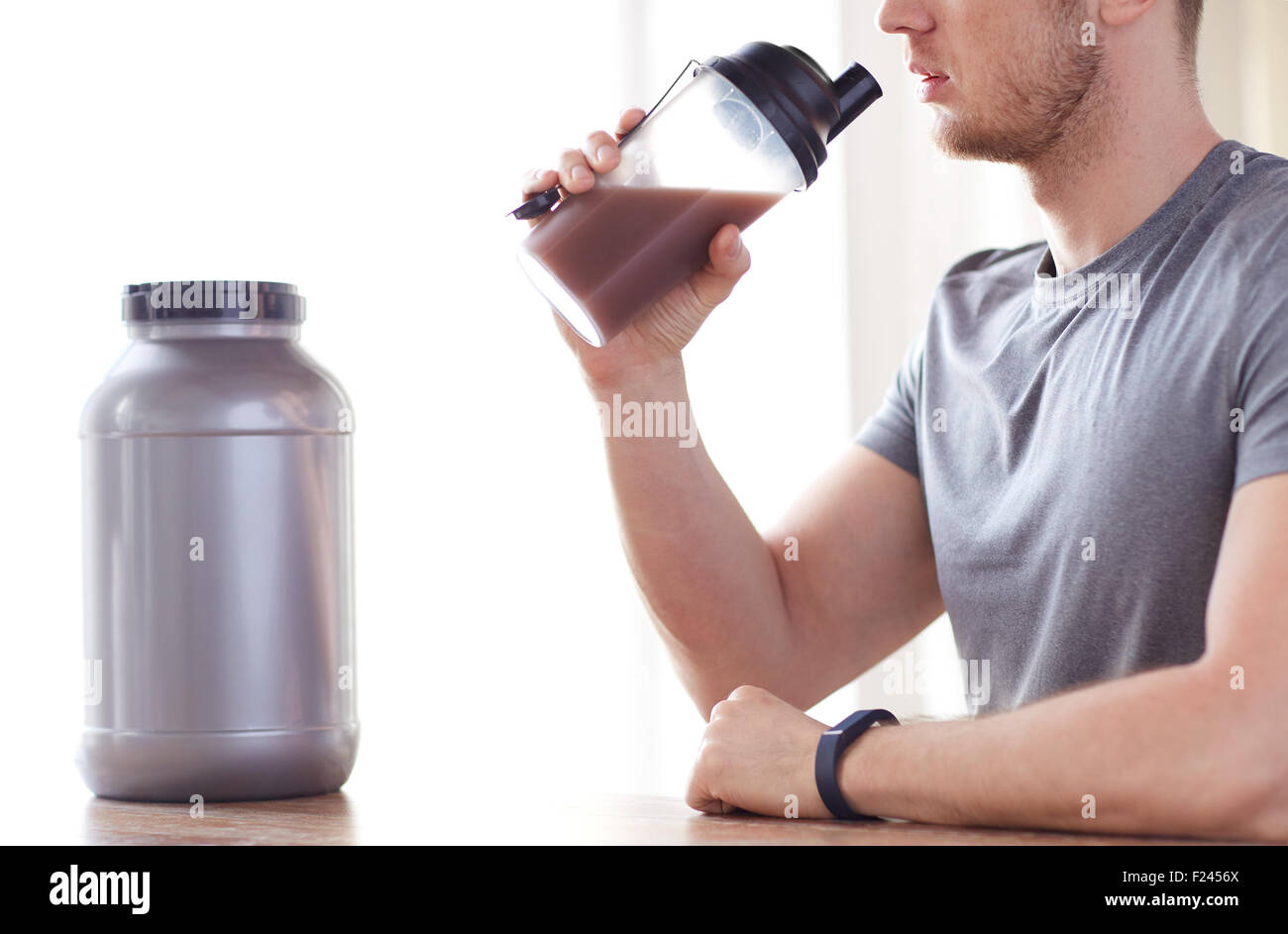 Drinking whey hi-res stock photography and images - Alamy