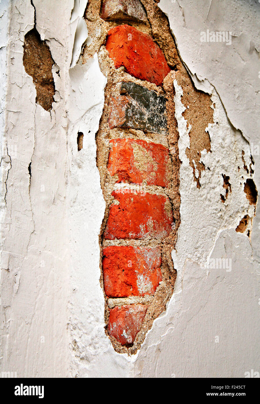 It is a measure of the cracking of plaster Stock Photo - Alamy