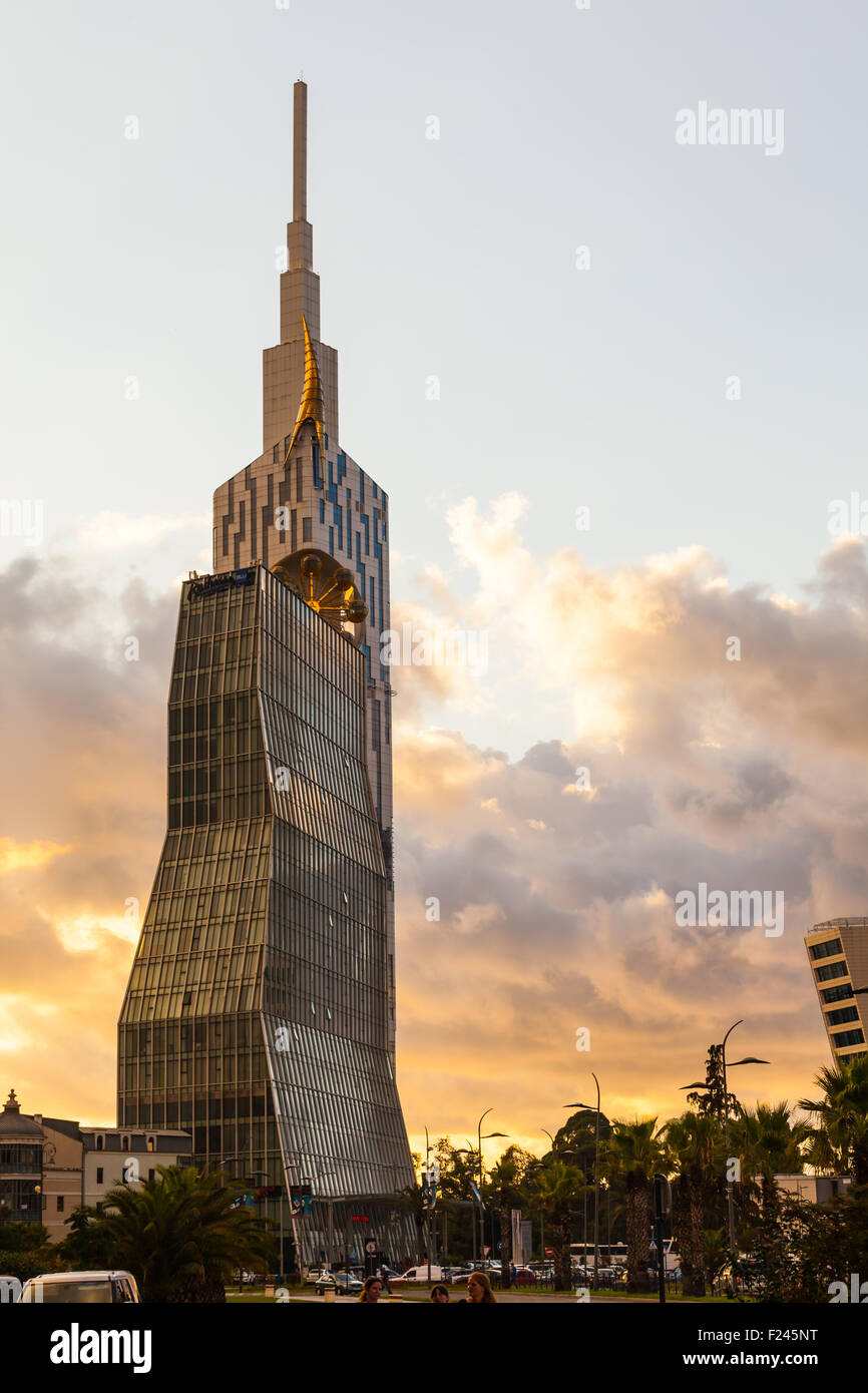 BATUMI, GEORGIA - JULY 29: New building of Batumi Technological ...