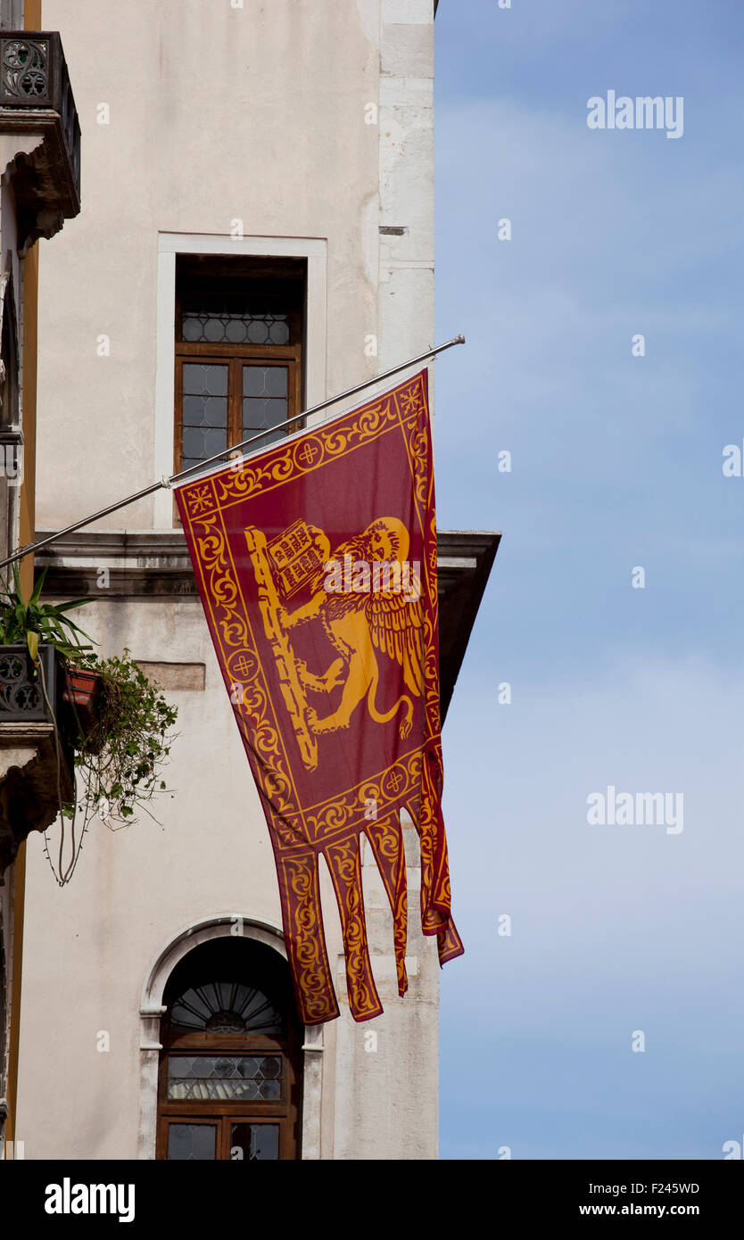 Photo of a Venice flag Stock Photo - Alamy