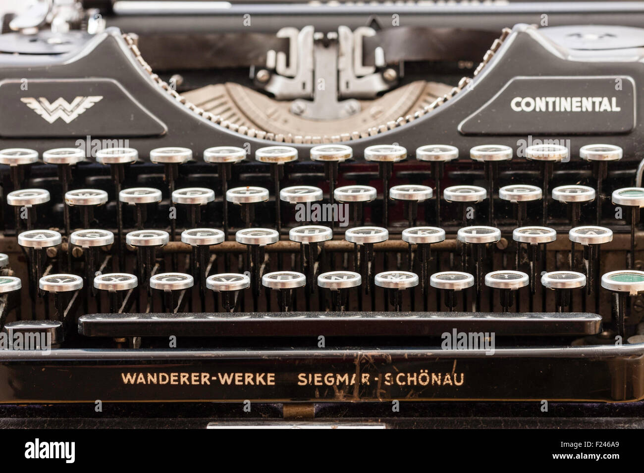 Old German typewriter, Continental Wanderer, circa 1930's-40's ...