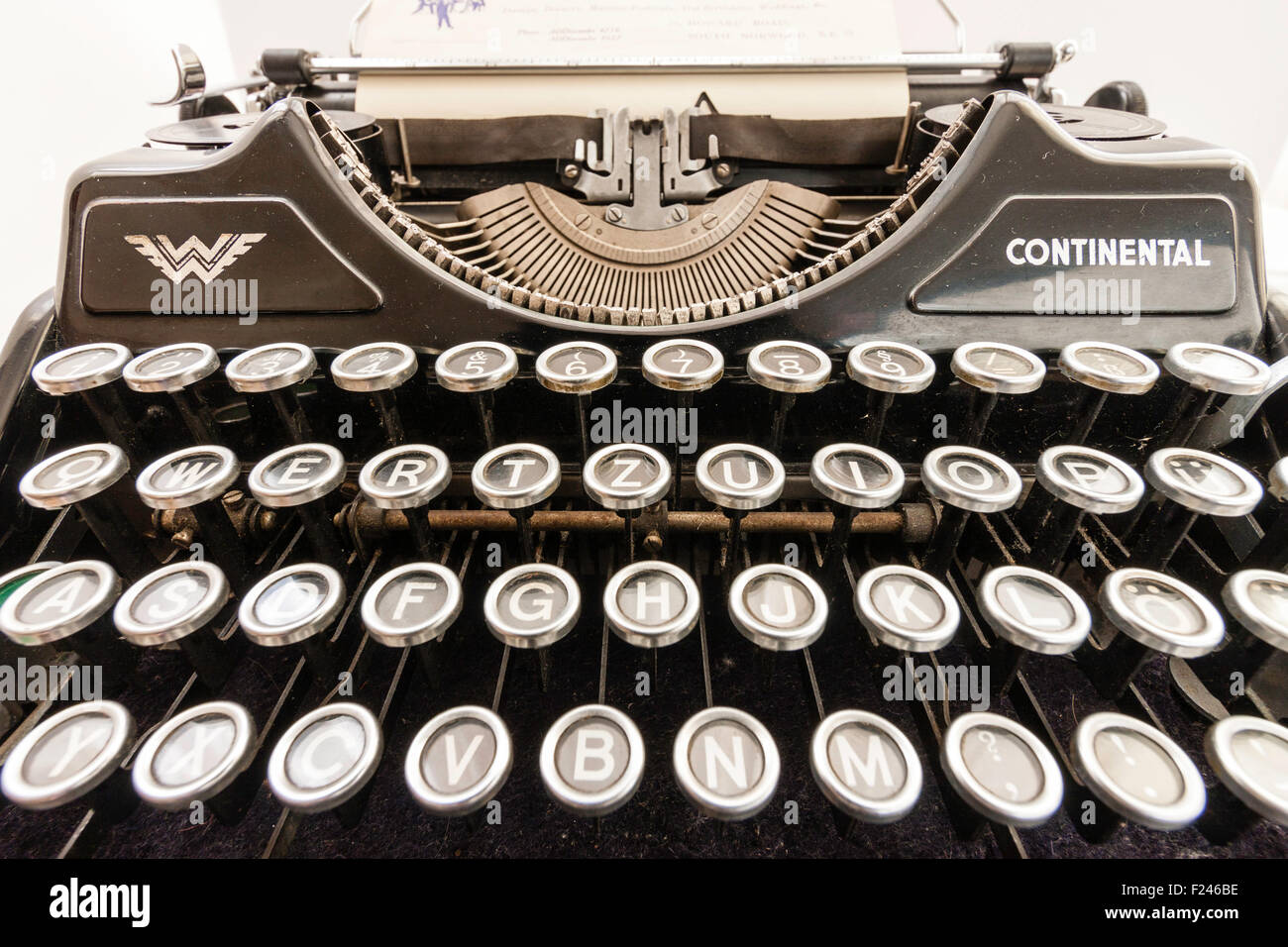 Old German typewriter, Continental Wanderer, circa 1930's-40's ...