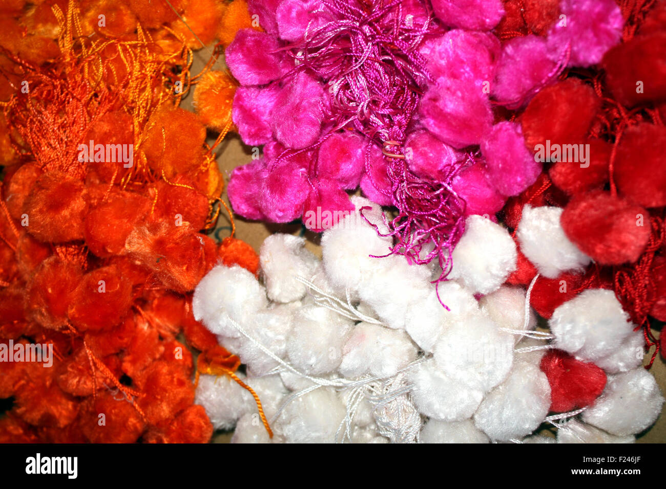 Colorful Rakhil's used in a festival traditionally used to celebrate ...