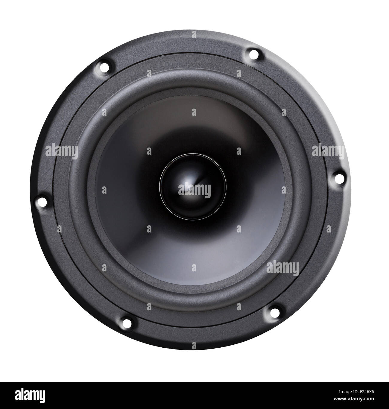 Sound on isolated round Cut Out Stock Images & Pictures - Alamy