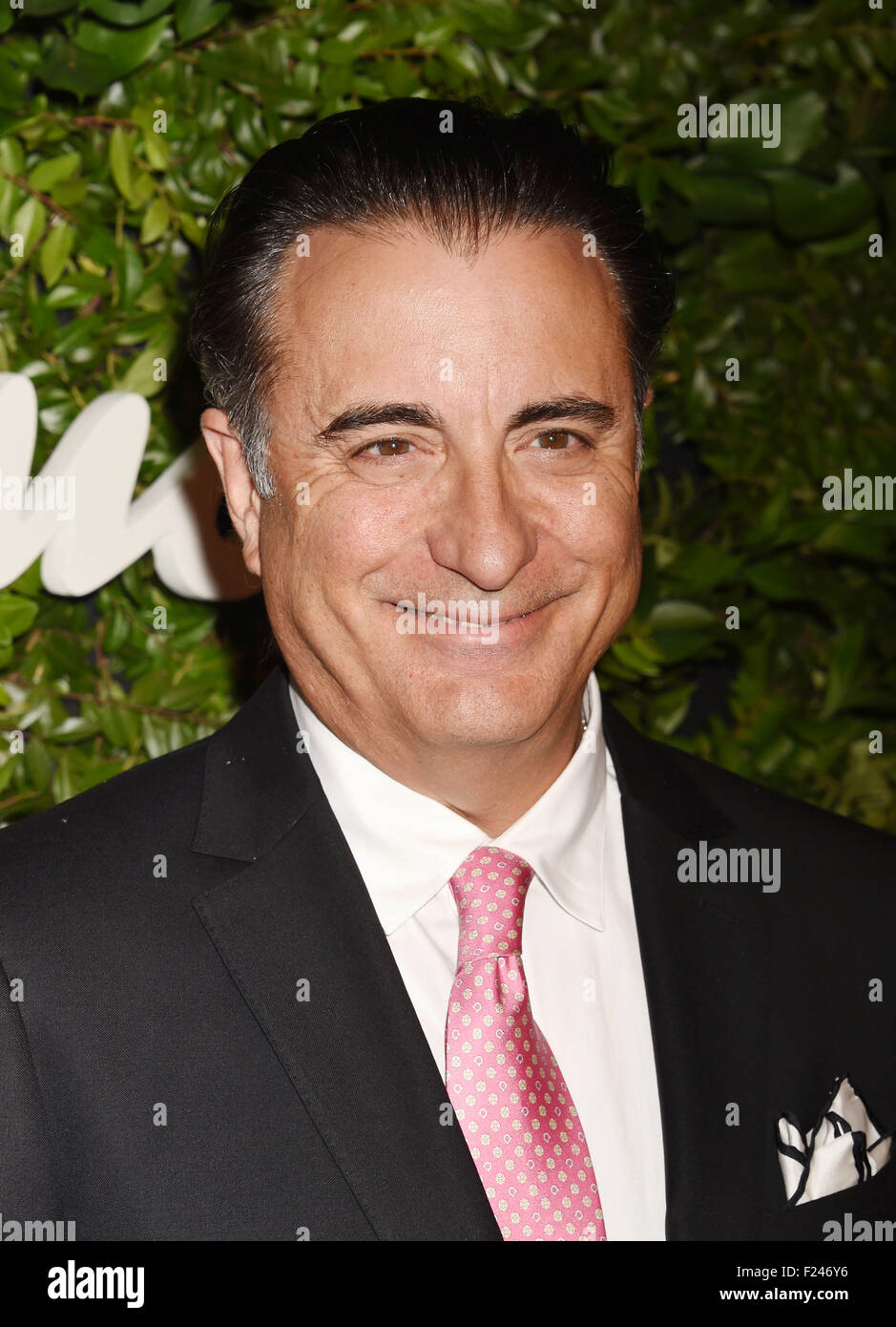 ANDY GARCIA US film actor in September 2015. Photo Jeffrey Mayer Stock ...