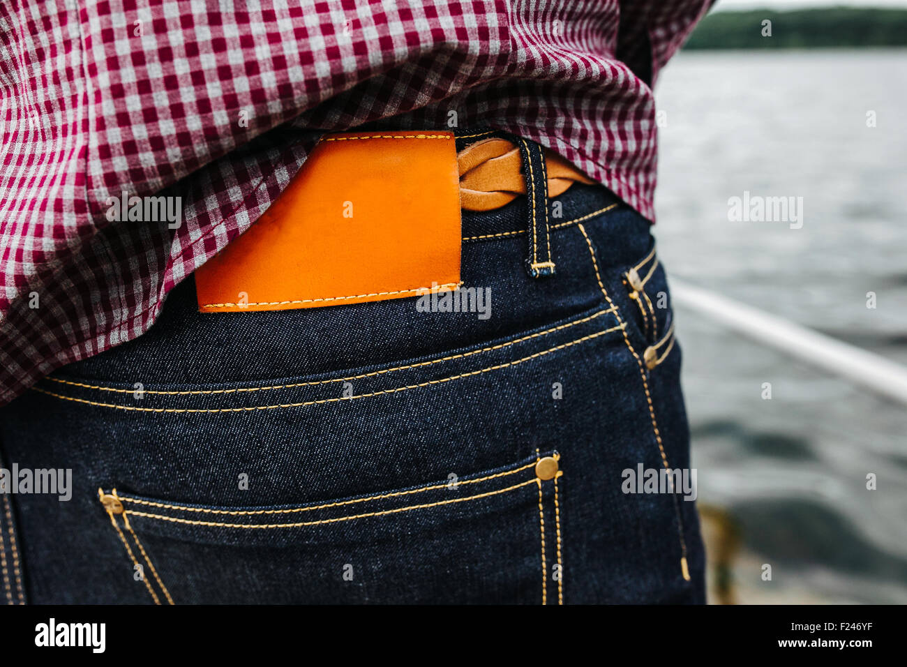 Lower Body of Men ,back pocket Stock Photo - Alamy