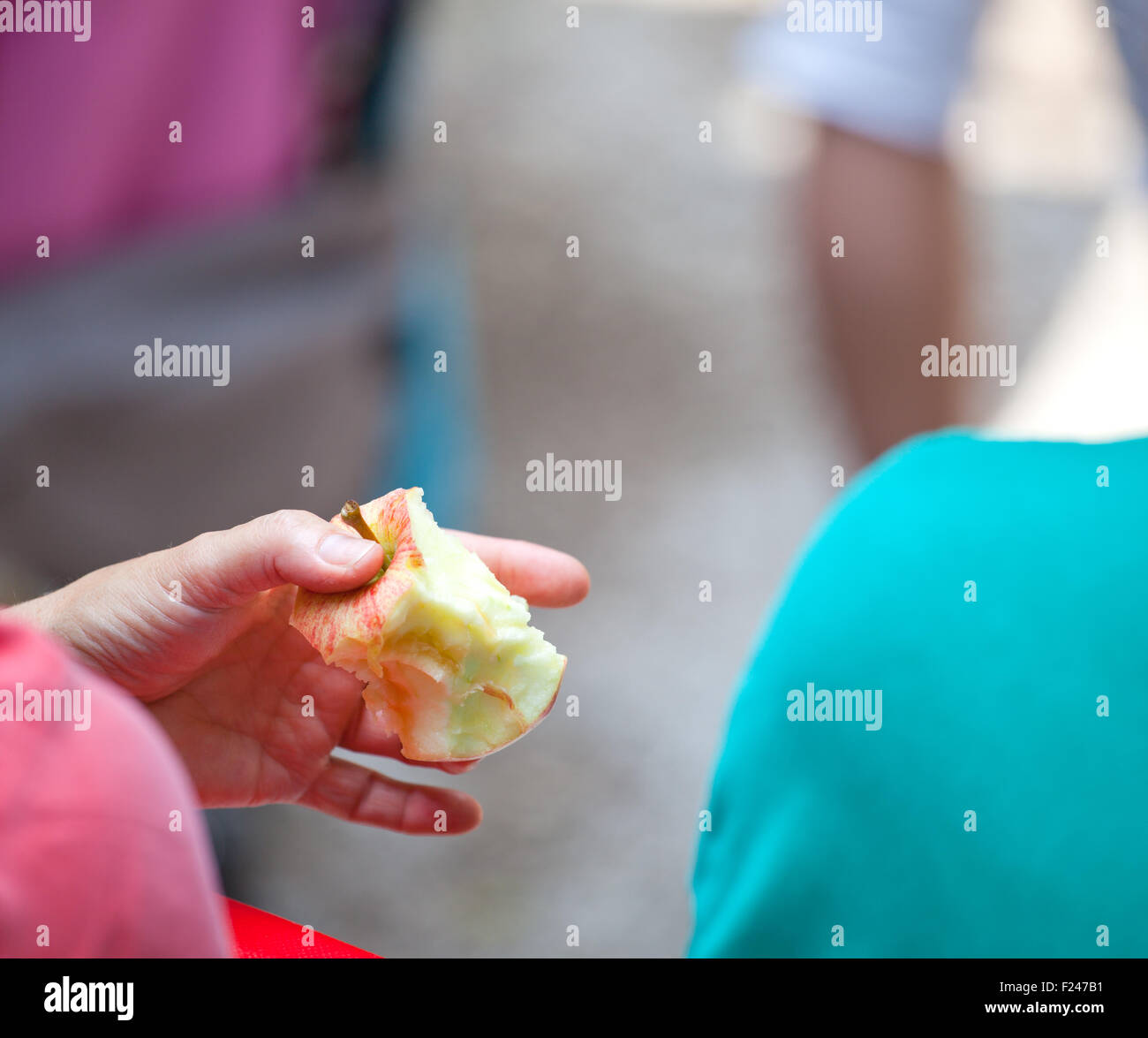 Bitten apple hi-res stock photography and images - Alamy