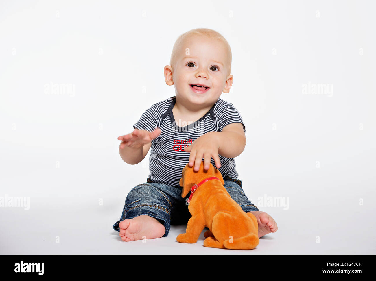 1-year-old child, one year, 1st year, toy Stock Photo - Alamy