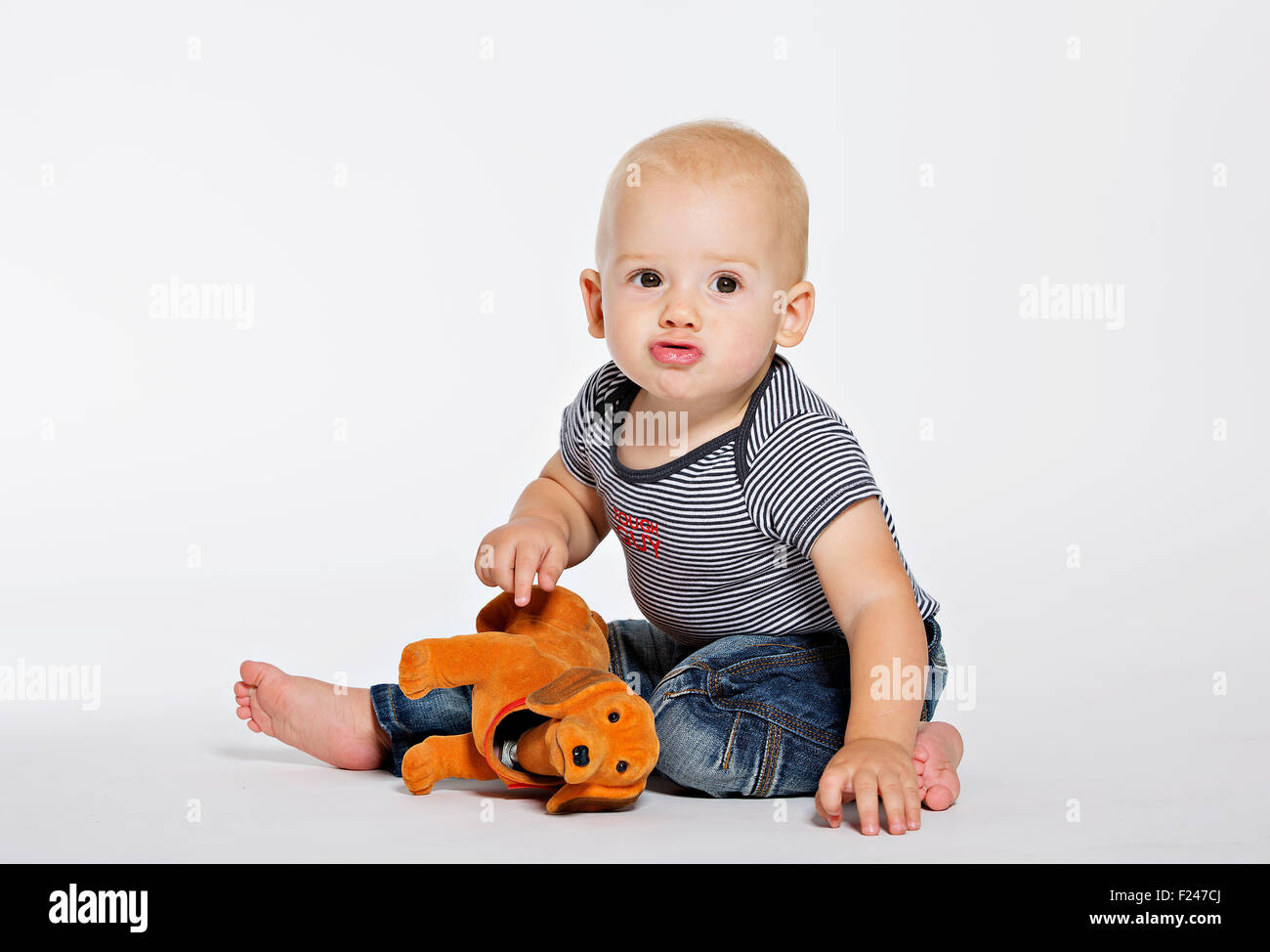 1-year-old child, one year, 1st year, toy Stock Photo - Alamy