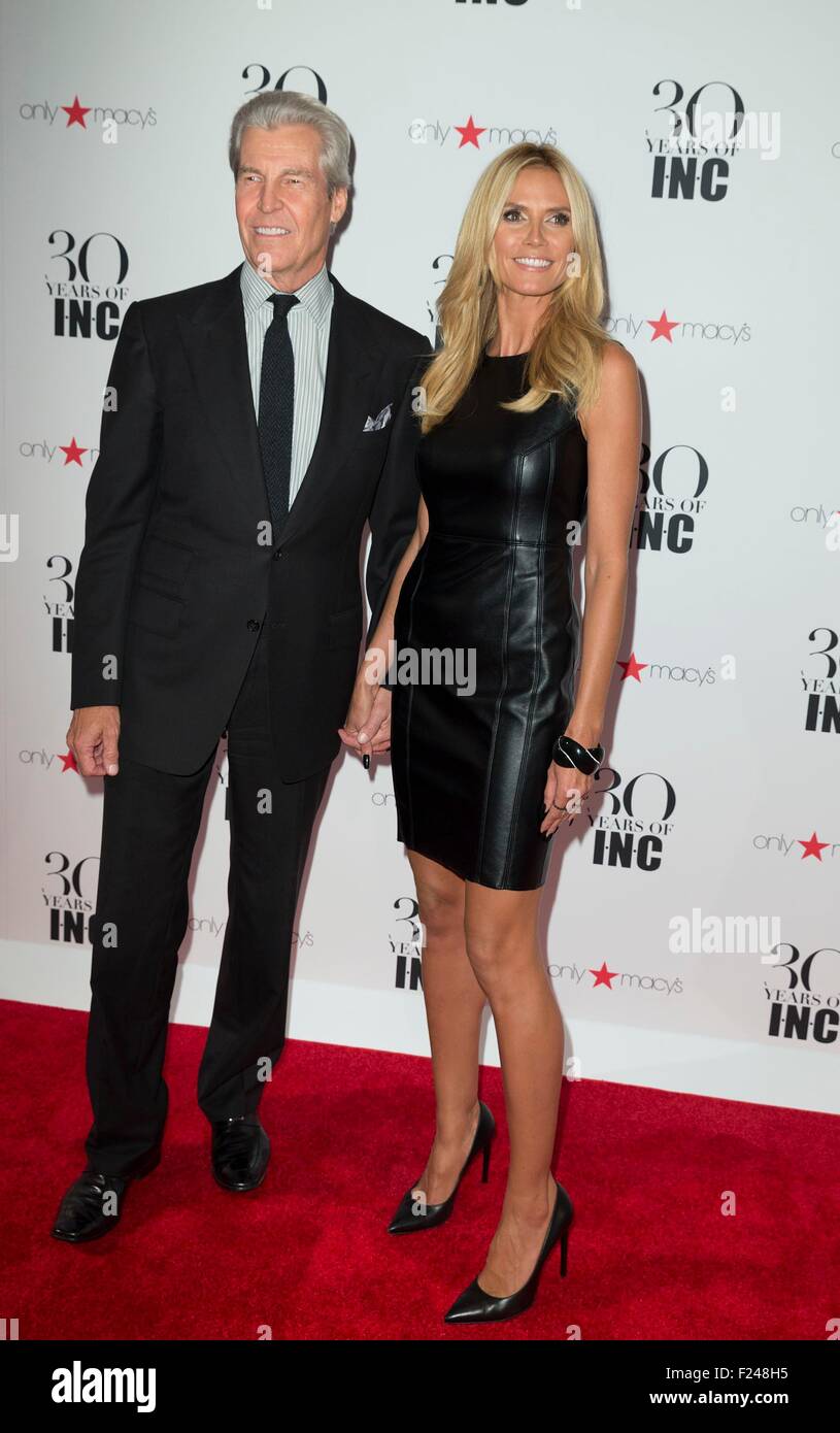 New York, NY, USA. 10th Sep, 2015. Terry Lundgren, Heidi Klum at ...