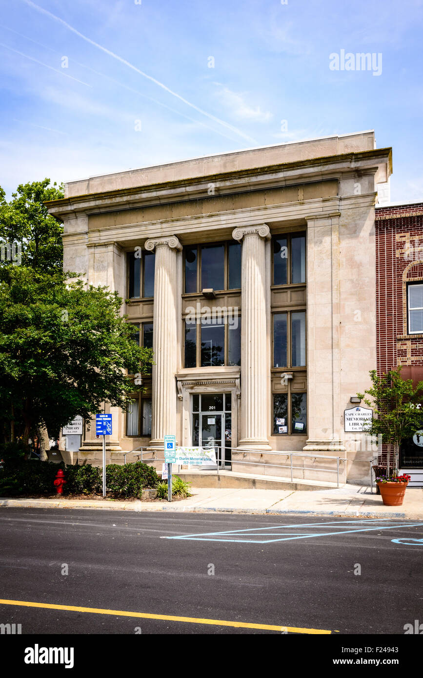 Cape Charles Memorial Library (former Northampton County Trust Bank ...