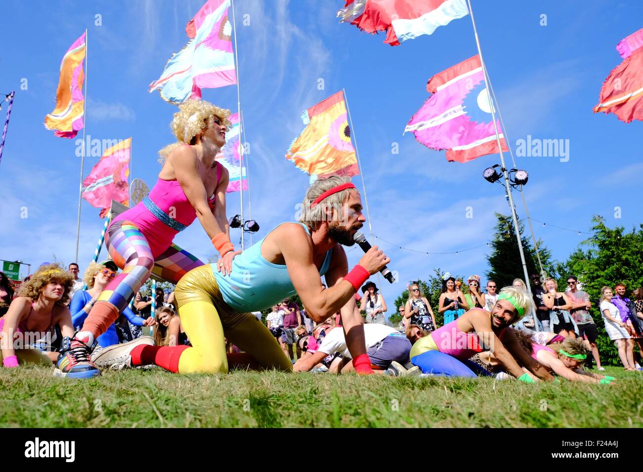 Bestival music festival 2015, Isle of Wight, UK Stock Photo - Alamy