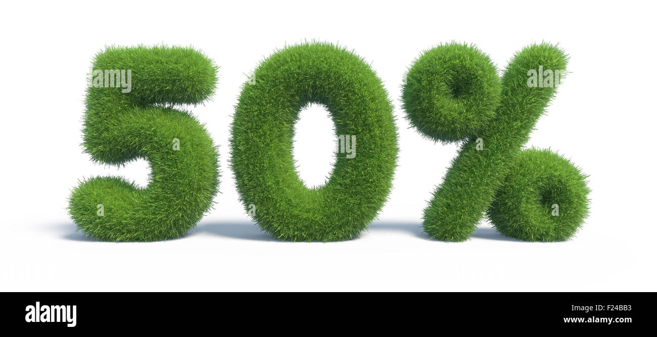 Number made fresh green Cut Out Stock Images & Pictures - Alamy