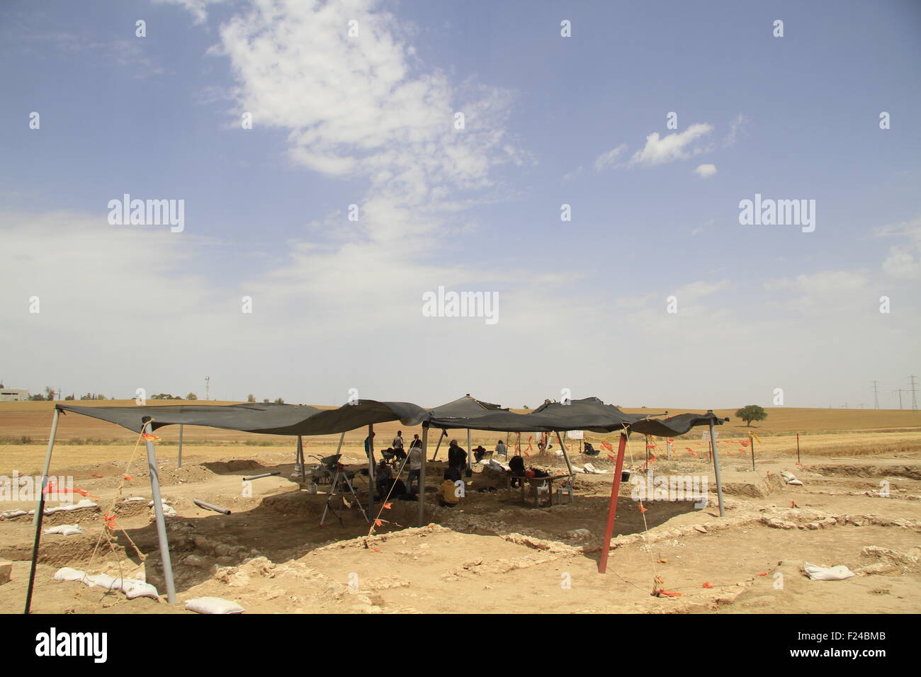 Archaeological excavations discovered the remains of a Byzantine ...