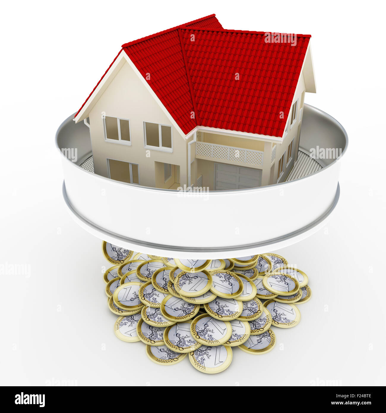 Red roof stands hi-res stock photography and images - Alamy