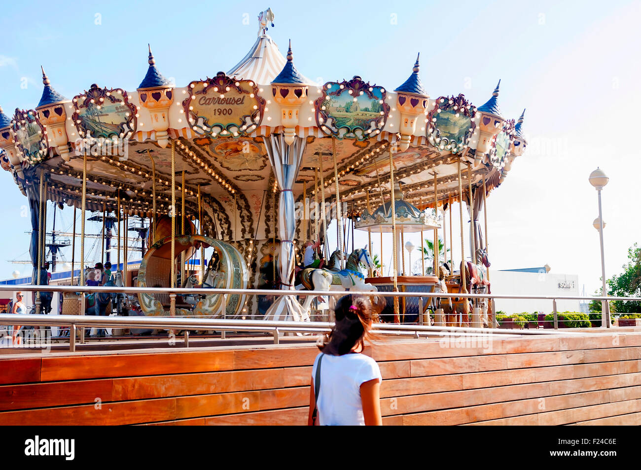 -Carousel- Alicante (Spain Stock Photo - Alamy