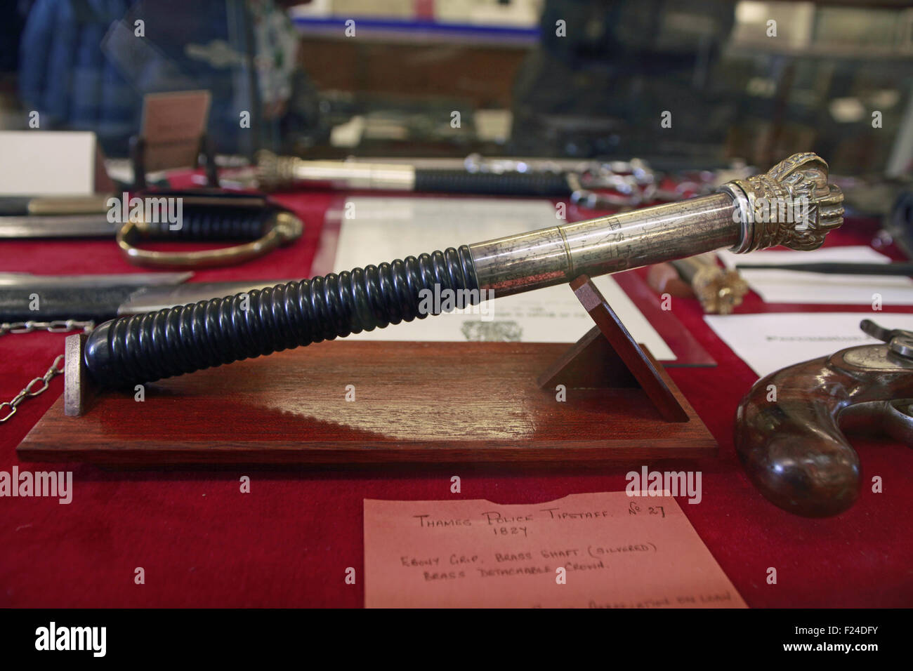 The Thames Police Museum at Wapping Police station on the bank of the ...