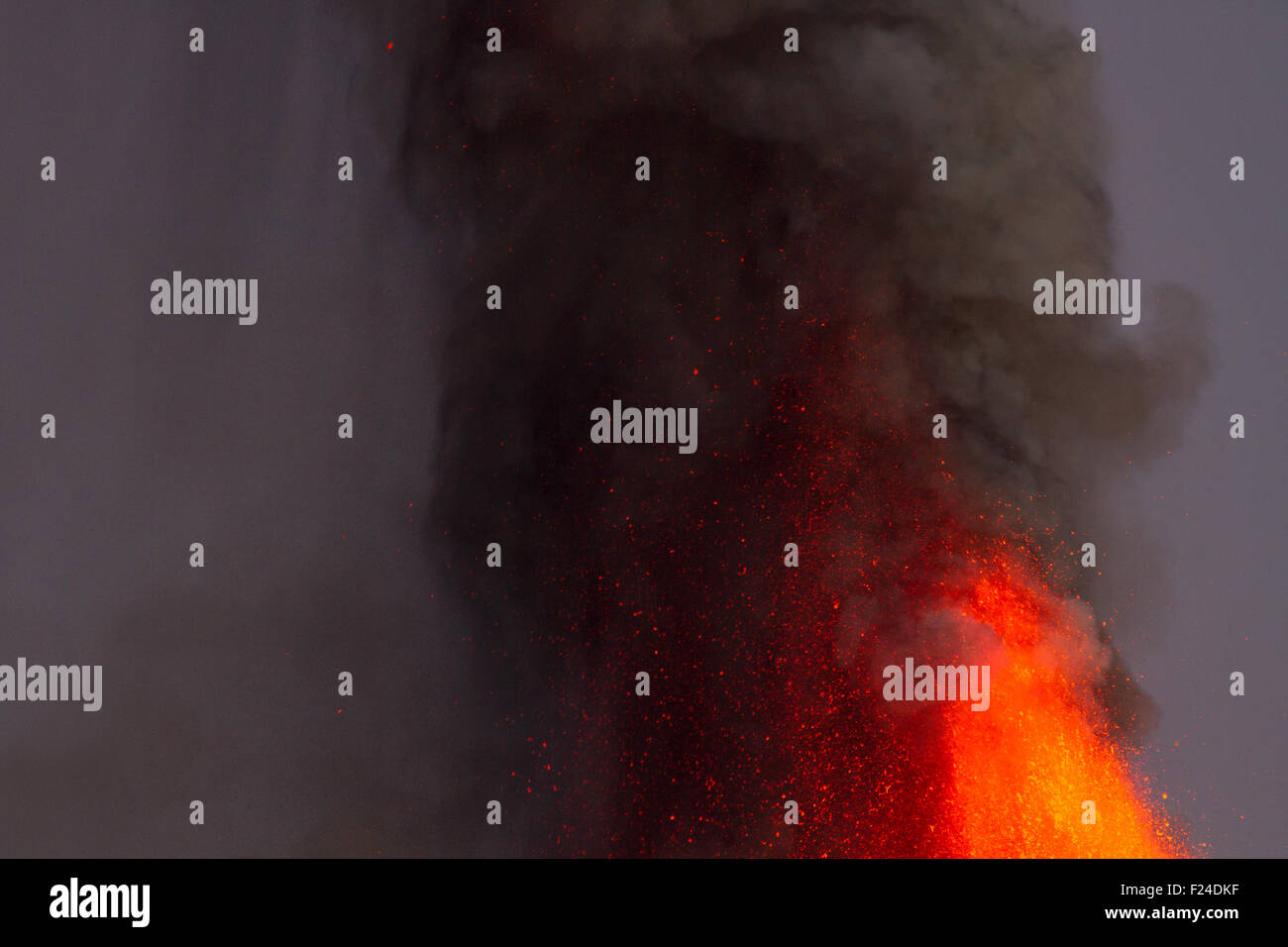 The highest volcano in Europe erupting Stock Photo - Alamy