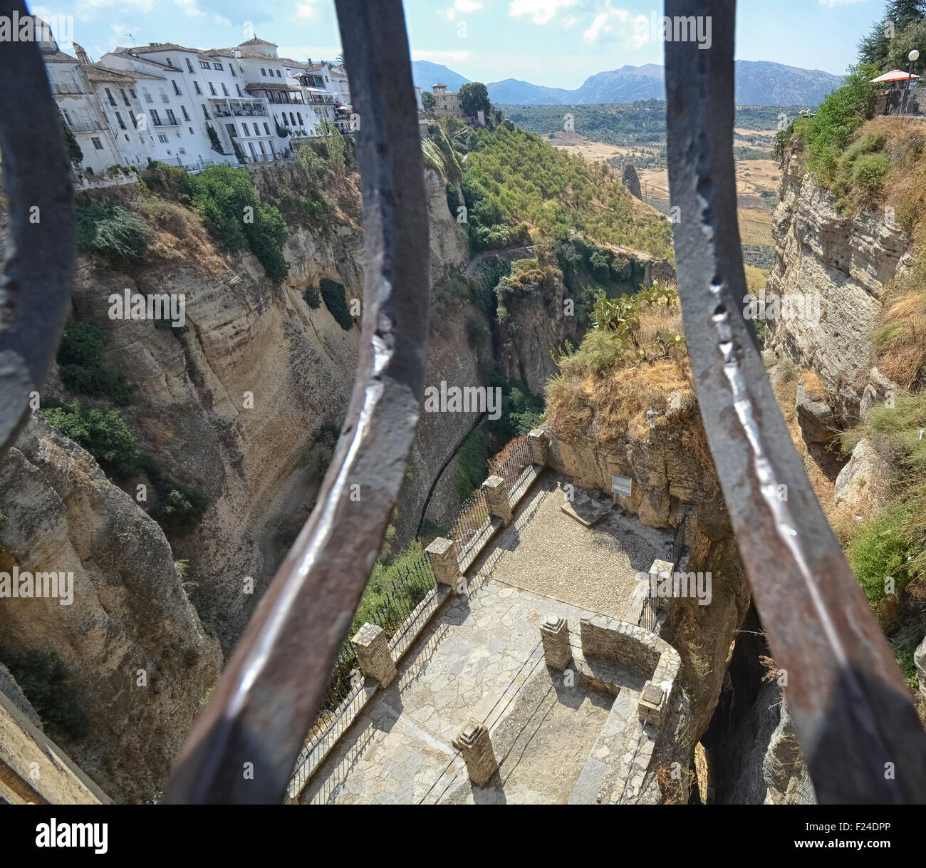 View from the celebrated bridge of Ronda Stock Photo - Alamy