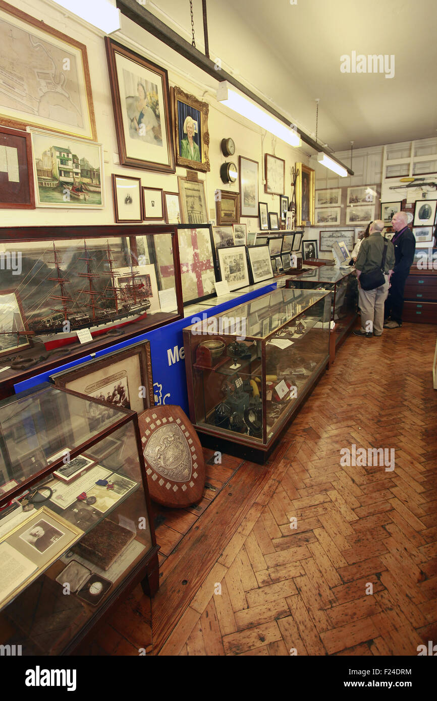 The Thames Police Museum at Wapping Police station on the bank of the ...