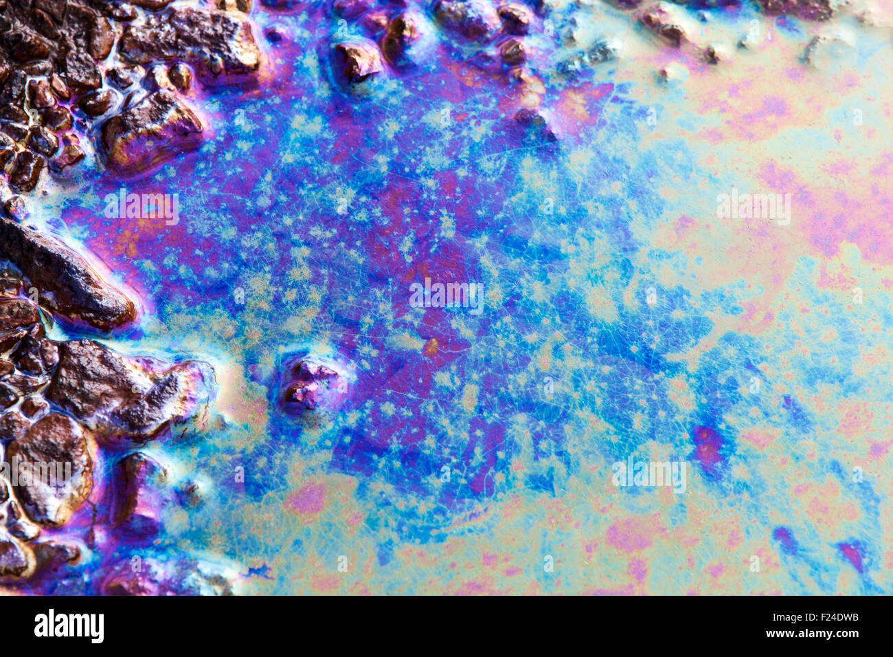 Oil puddle hi-res stock photography and images - Alamy