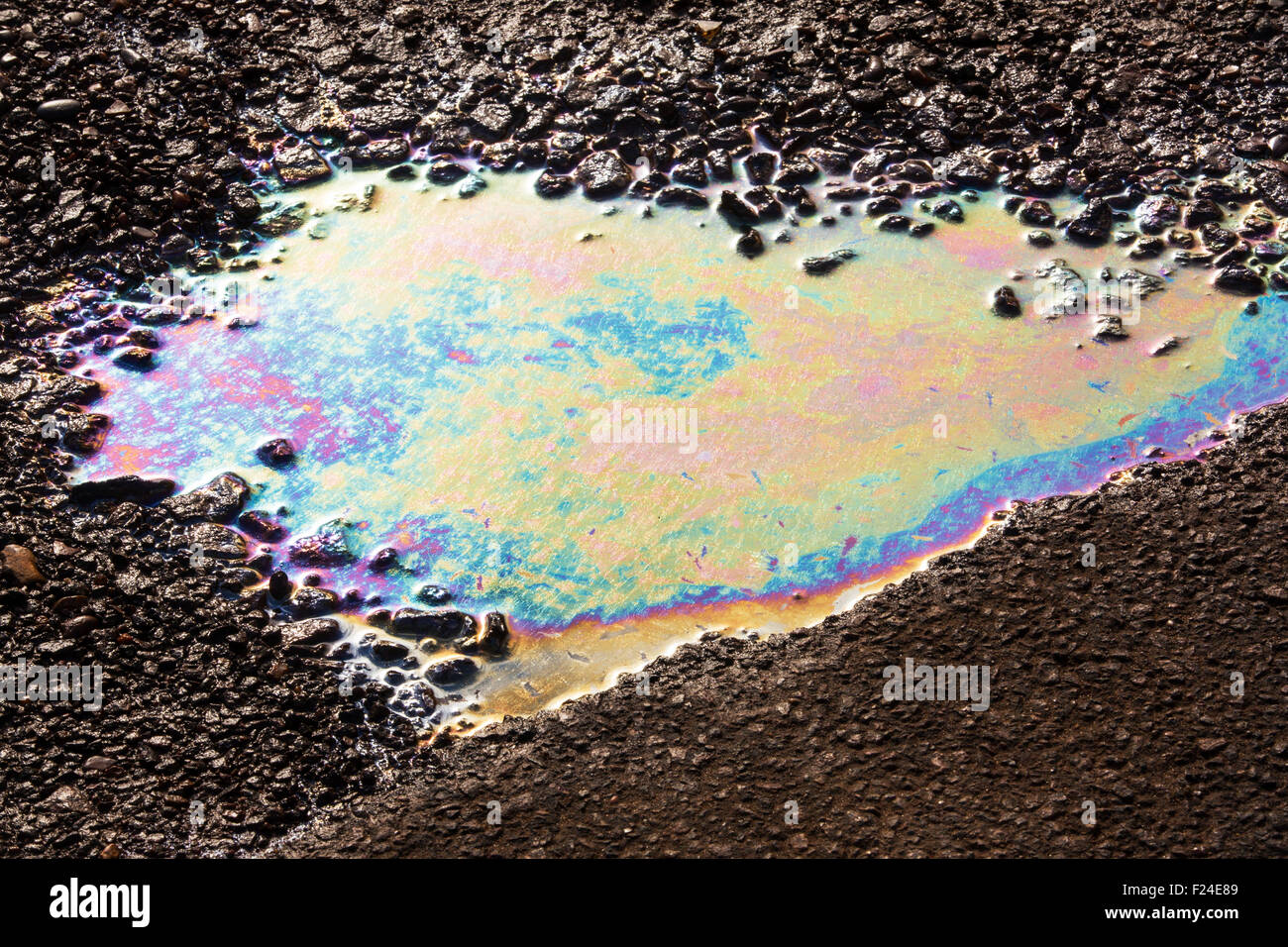 Oil puddle hi-res stock photography and images - Alamy