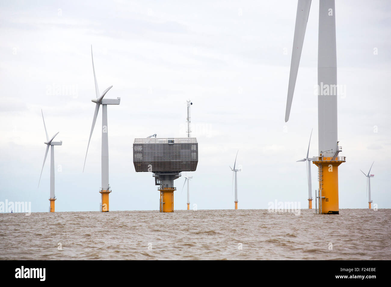 Gunfleet Sands offshore wind farm is owned and operated by Dong energy ...