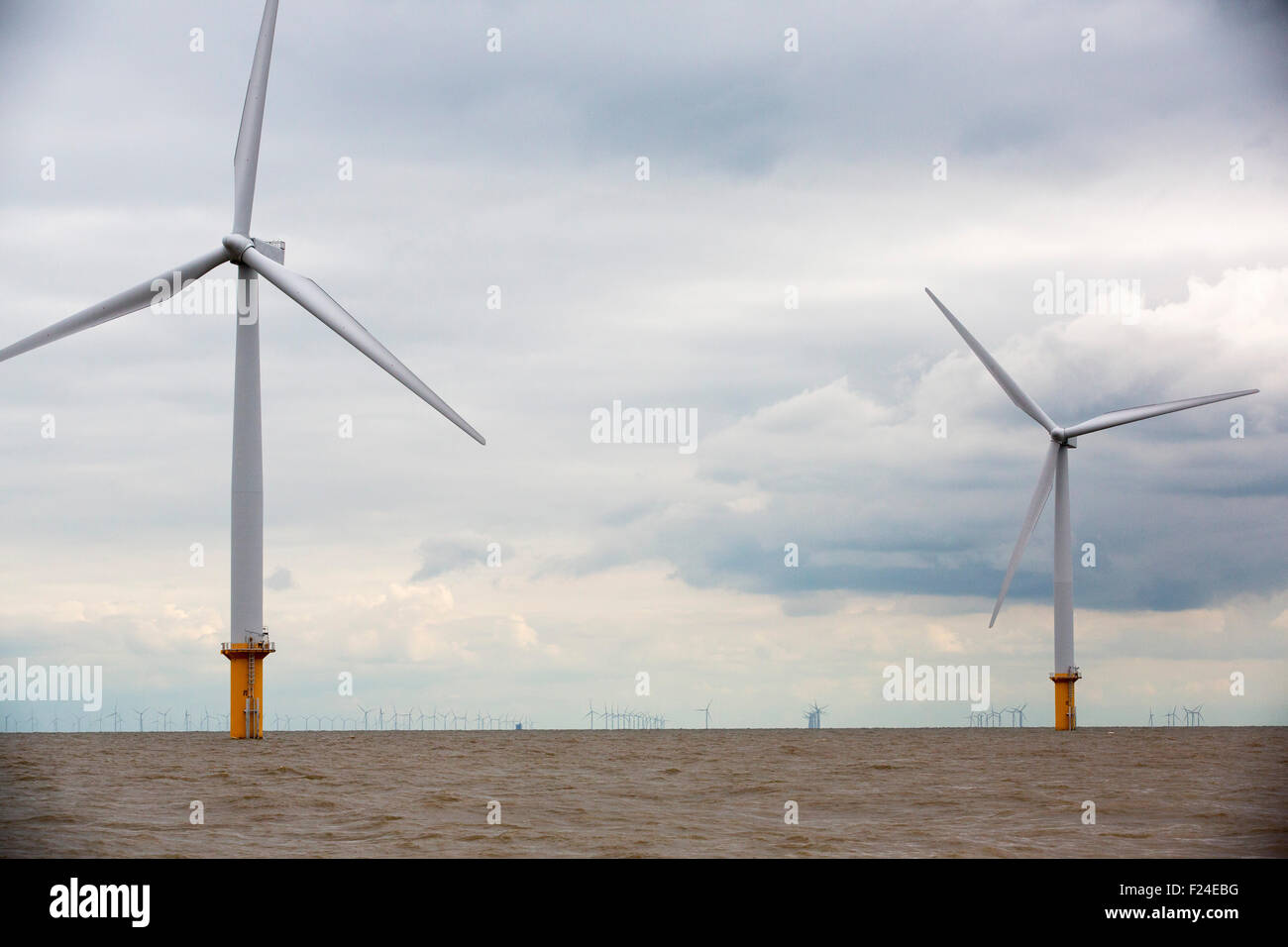 Gunfleet Sands offshore wind farm is owned and operated by Dong energy ...