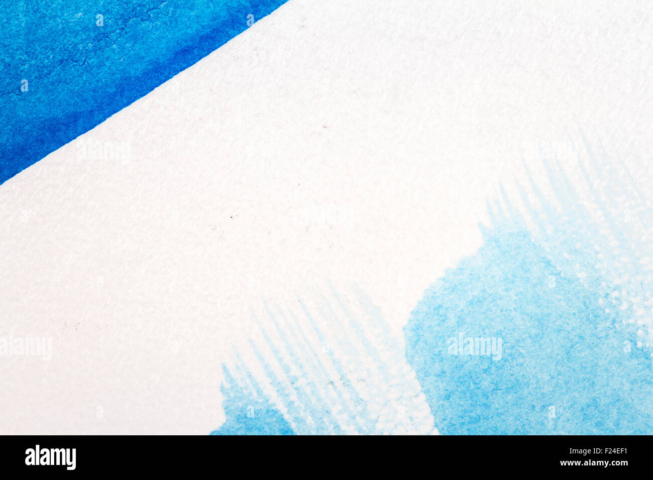 Abstract hand drawn blue watercolor background Stock Photo - Alamy