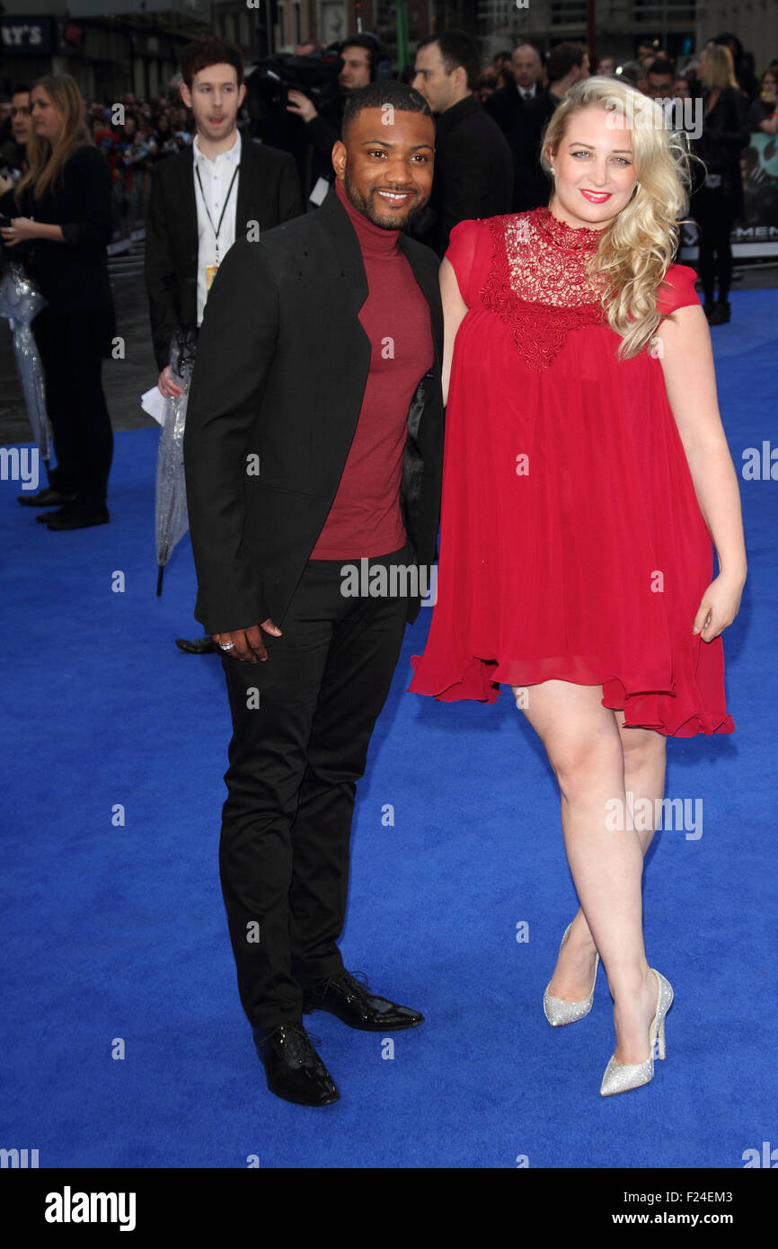 London, UK. JB Gill and Chloe Tangney at UK Premiere of 'X-Men: Days Of ...