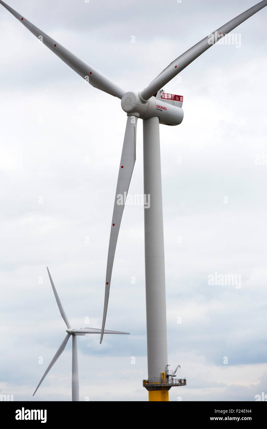 The first 6 Mega Watt wind turbine to be installed in the world, at ...