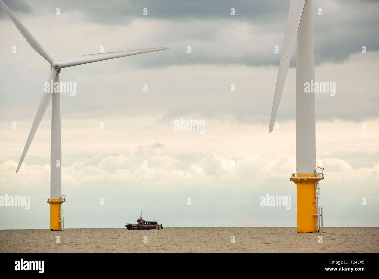 Gunfleet Sands offshore wind farm is owned and operated by Dong energy ...