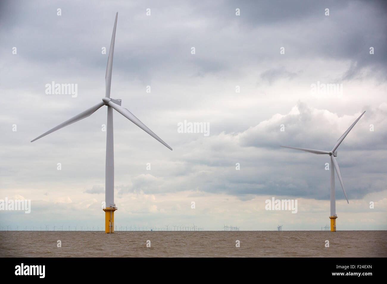 Gunfleet Sands offshore wind farm is owned and operated by Dong energy ...