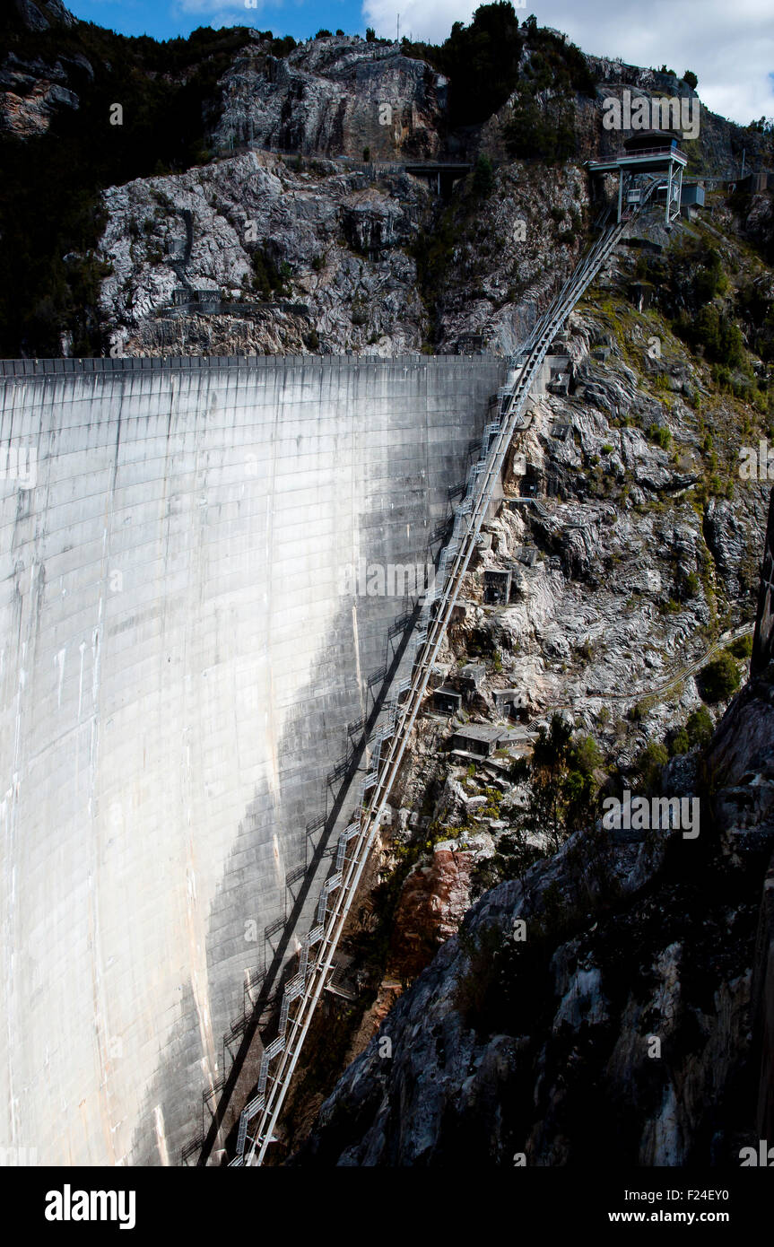 Gordon Dam - Tasmania - Australia Stock Photo - Alamy
