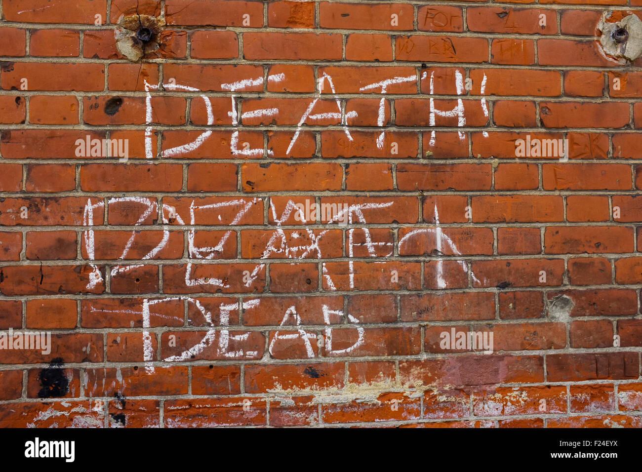 Death graffiti hi-res stock photography and images - Alamy