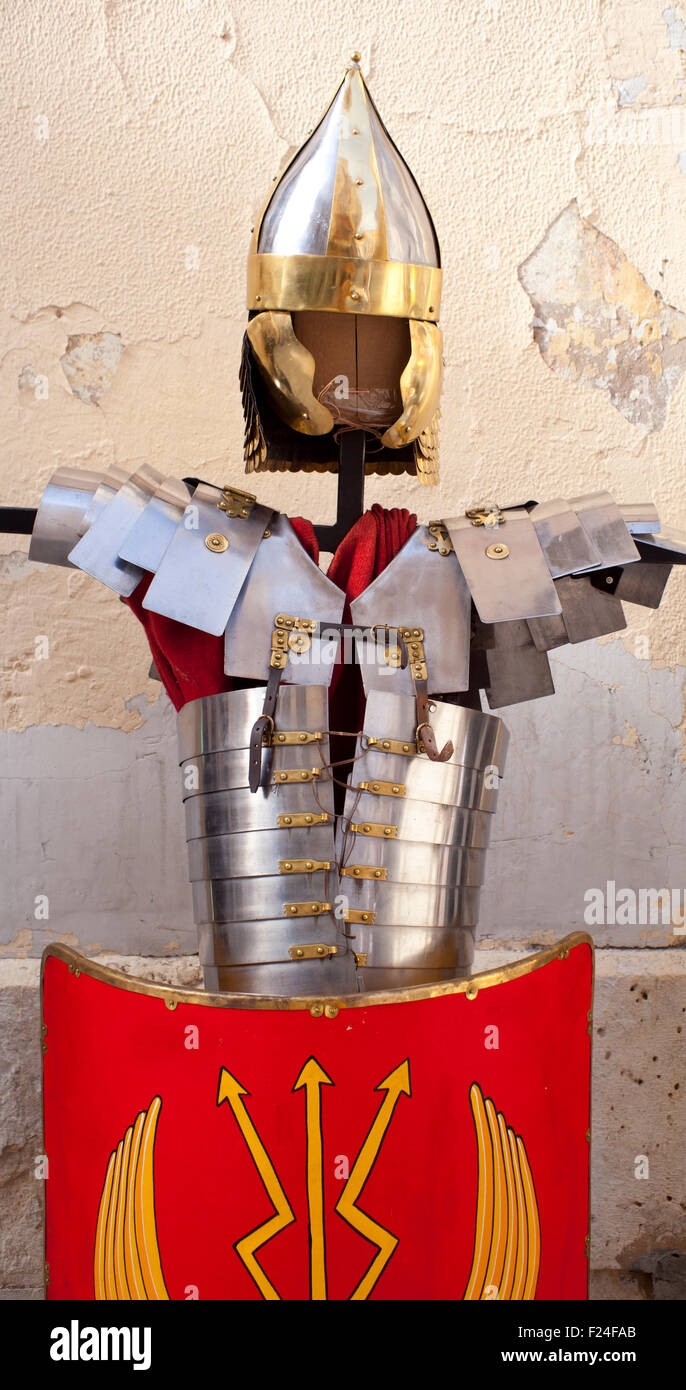 Iron Armor in the street Stock Photo - Alamy