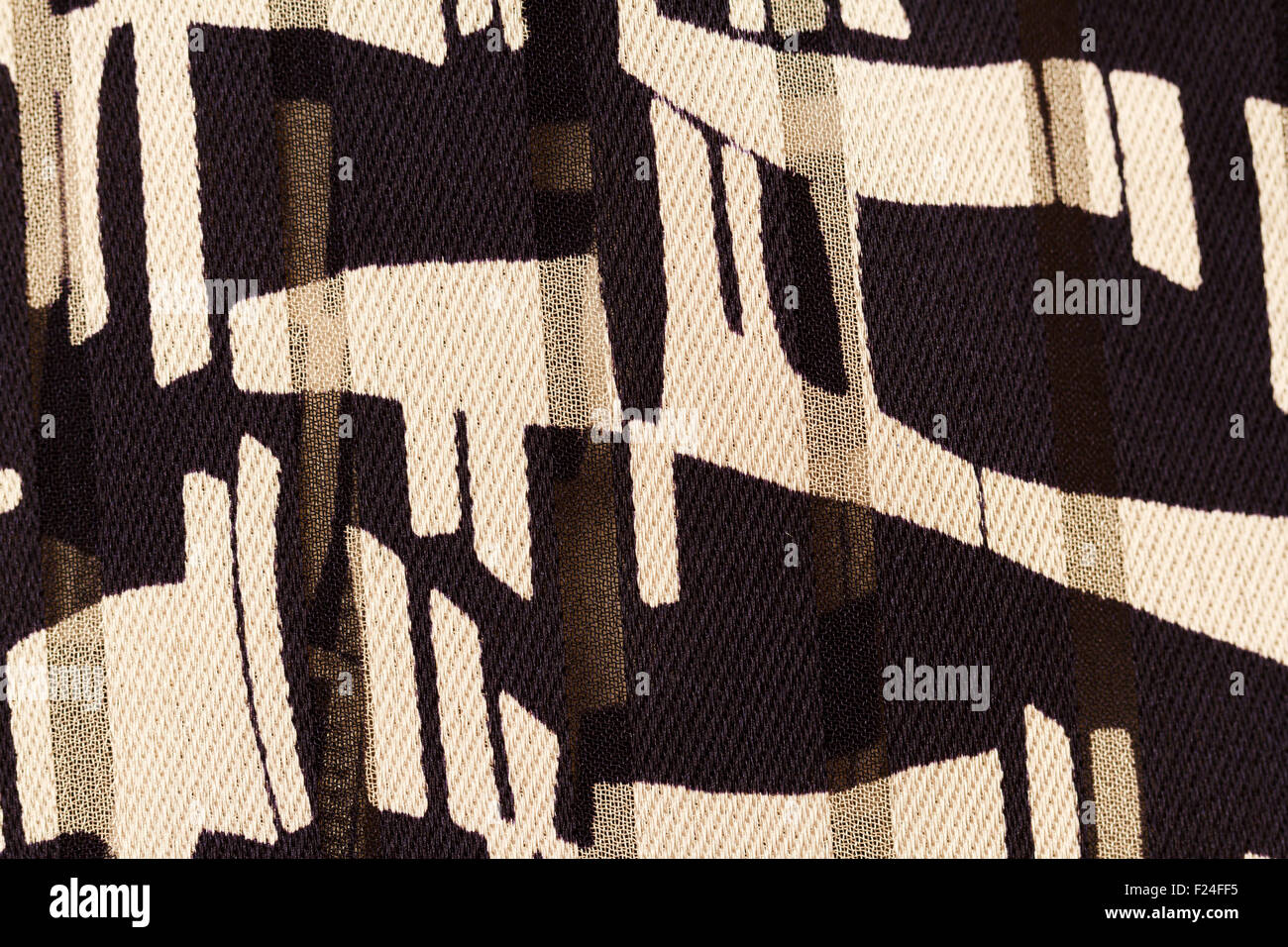 Black and white fabric texture Stock Photo - Alamy