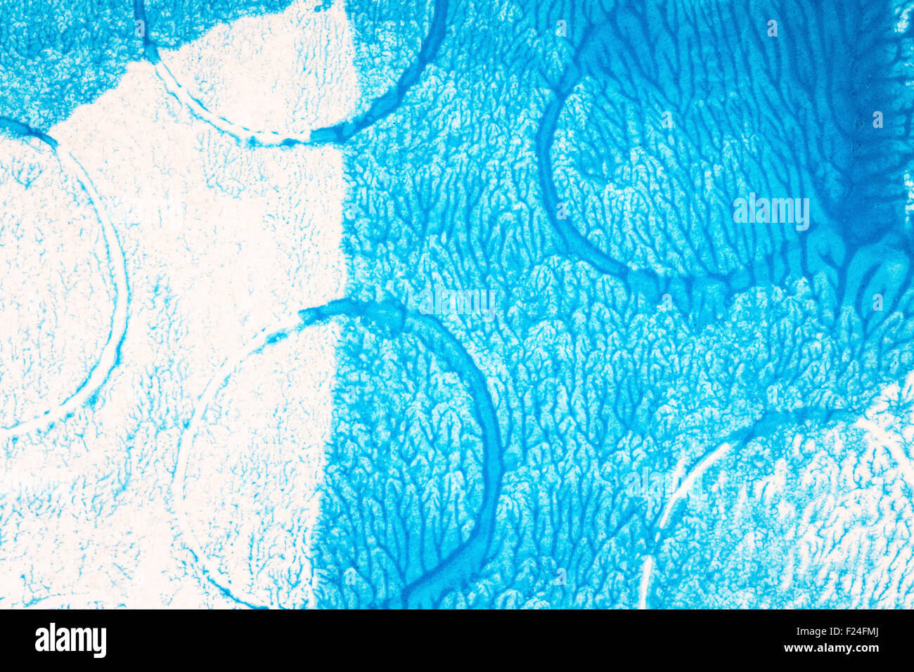 Abstract hand drawn blue acrylic background Stock Photo - Alamy