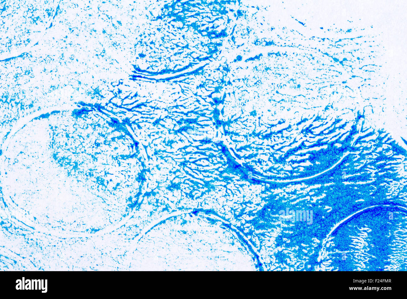 Abstract hand drawn blue acrylic background Stock Photo - Alamy