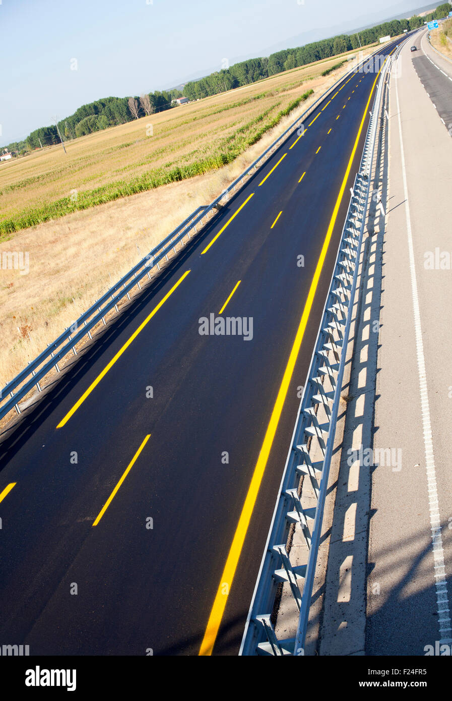 Autobahn and road landscape hi-res stock photography and images - Alamy