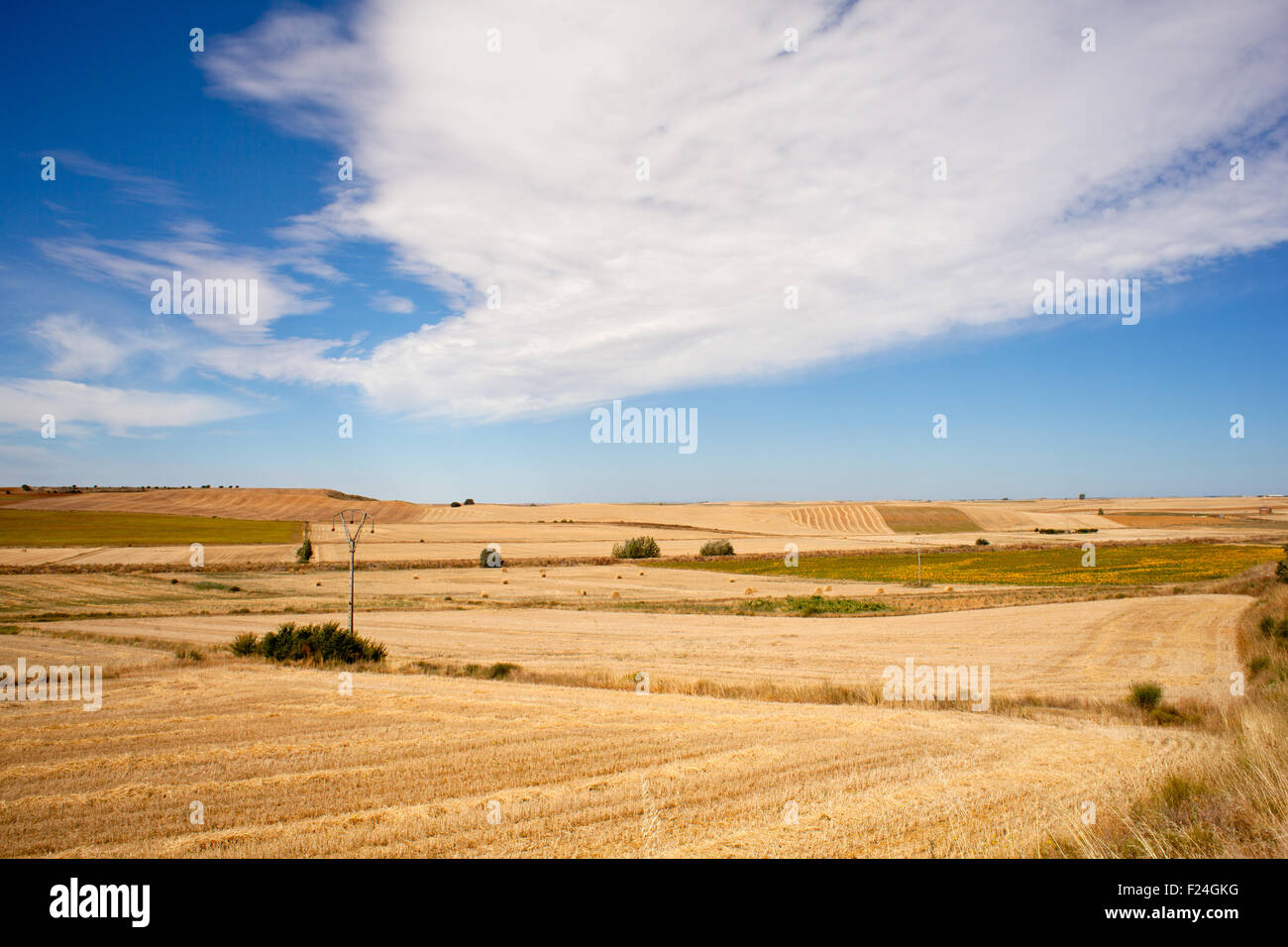 View of Spanish countryside Stock Photo - Alamy