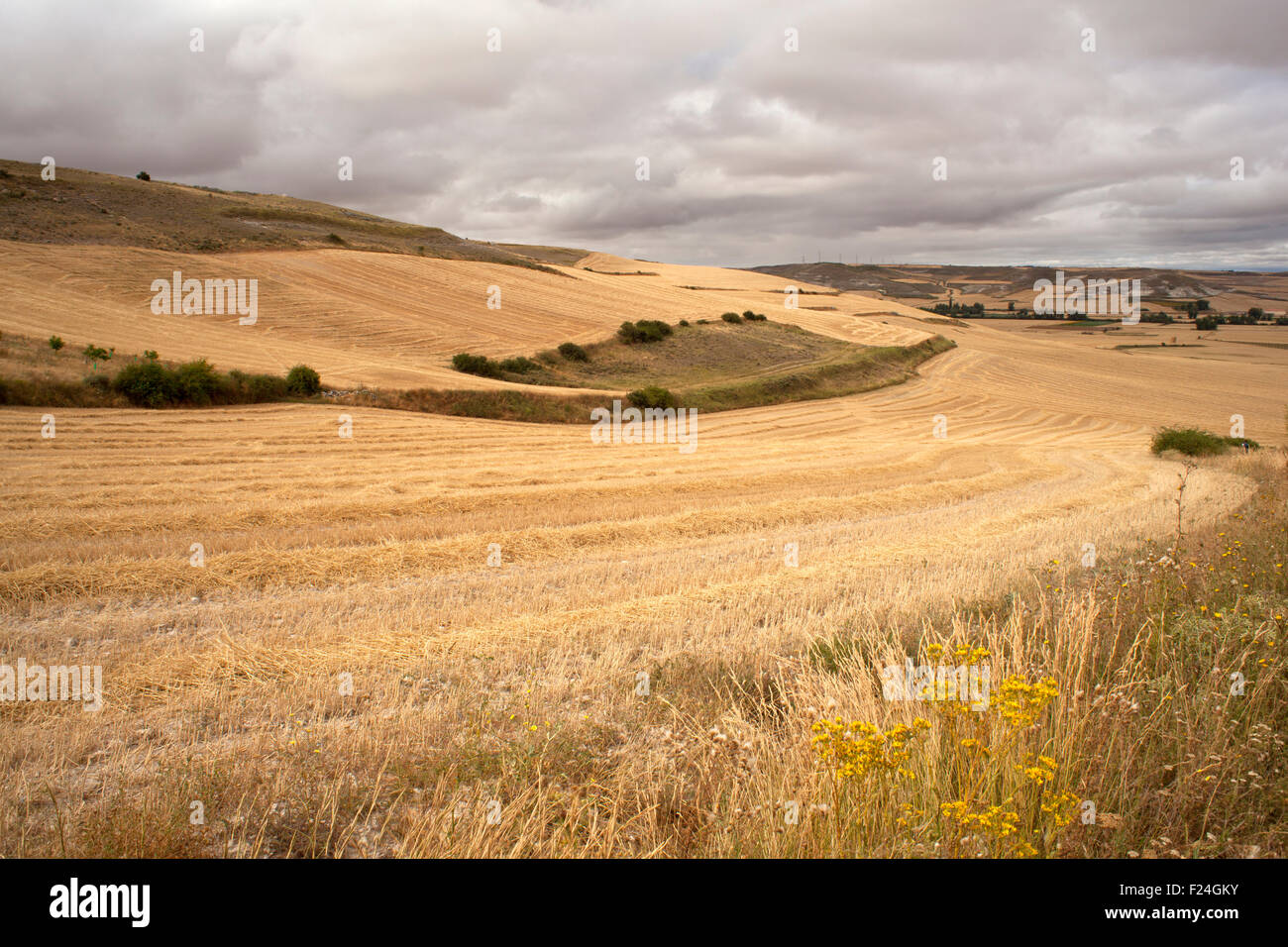 View of spanish countryside Stock Photo - Alamy
