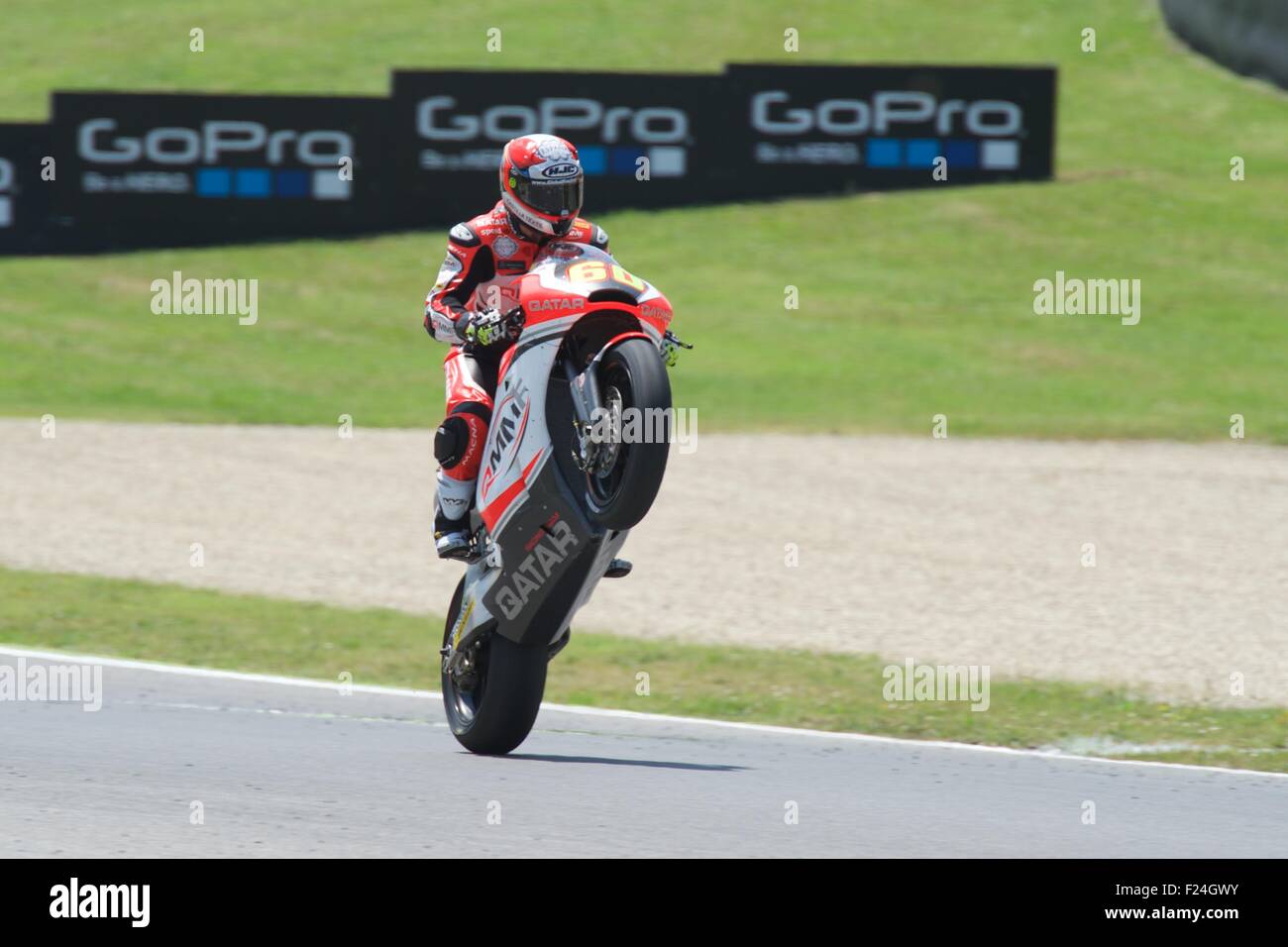 Mugello Circuit, Italy 31st May 2015. QMMF rider Julian Simon finished ...
