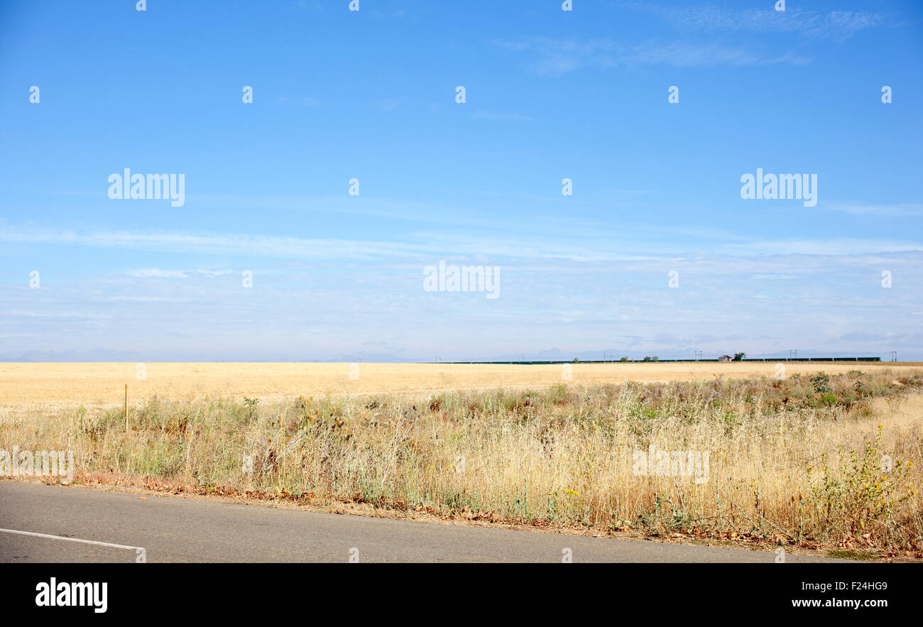 Road in the countryside, Spain Stock Photo - Alamy