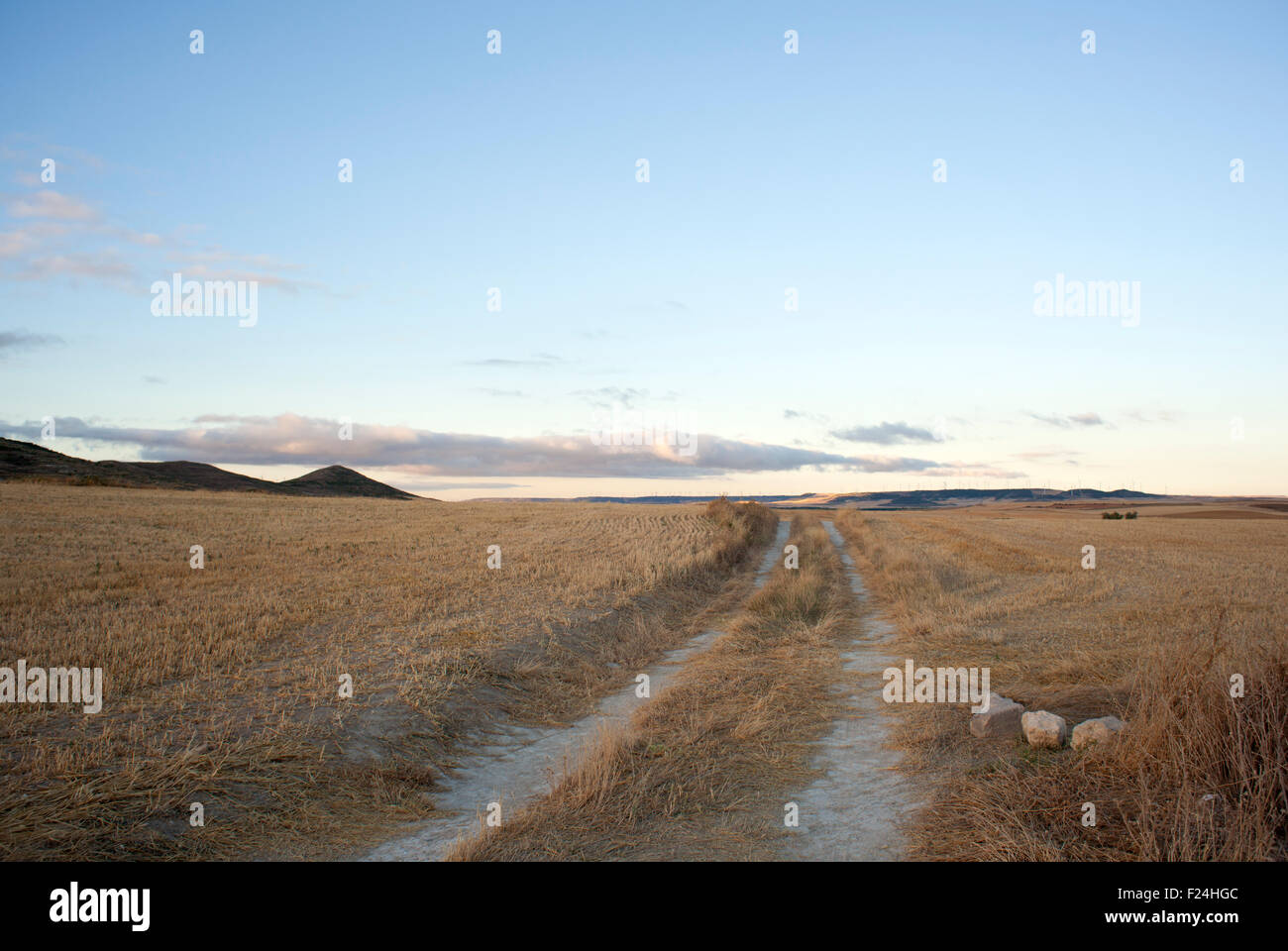 View of a Road in the Spanish countryside Stock Photo - Alamy