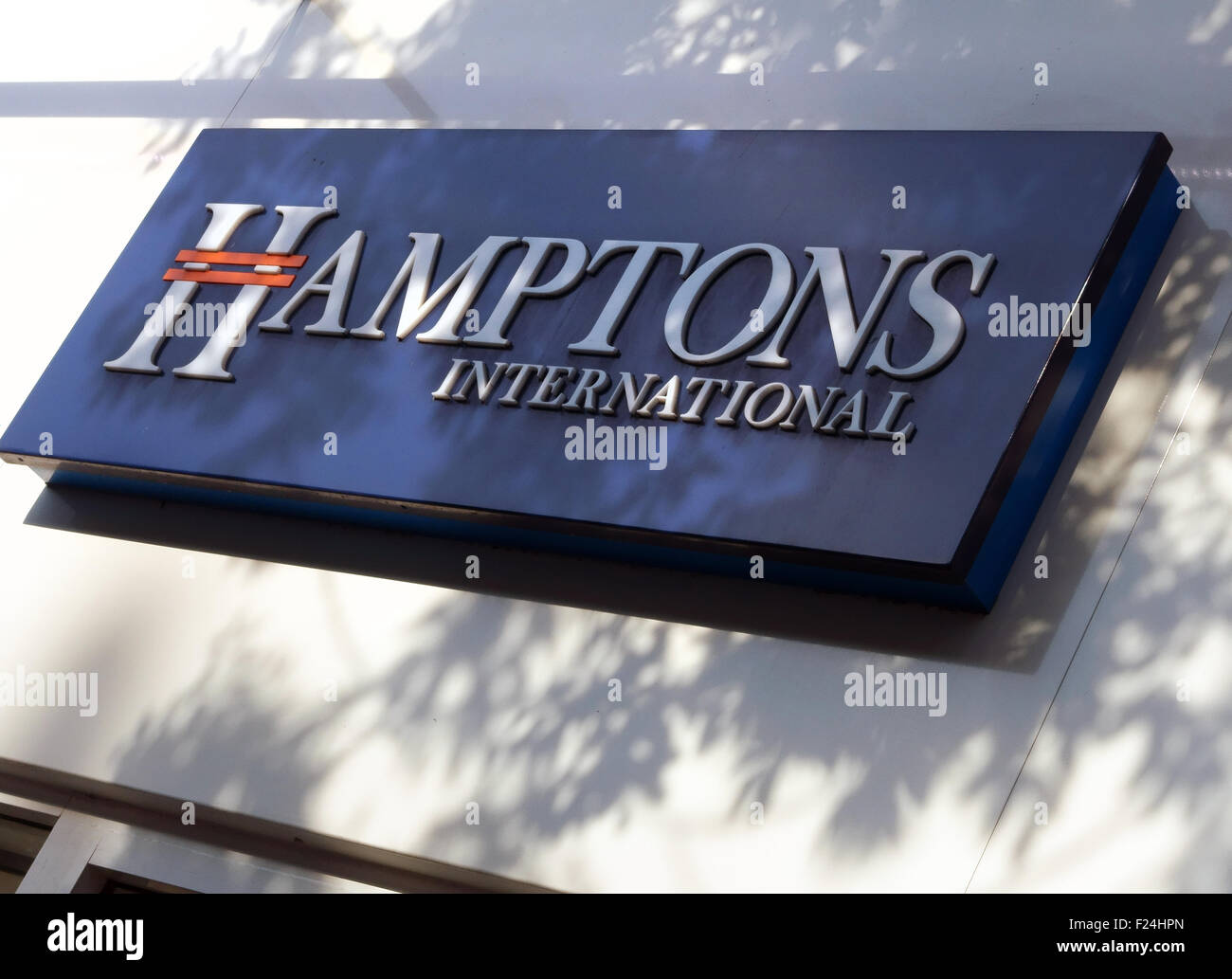Branch of Hamptons International estate agents, London Stock Photo - Alamy