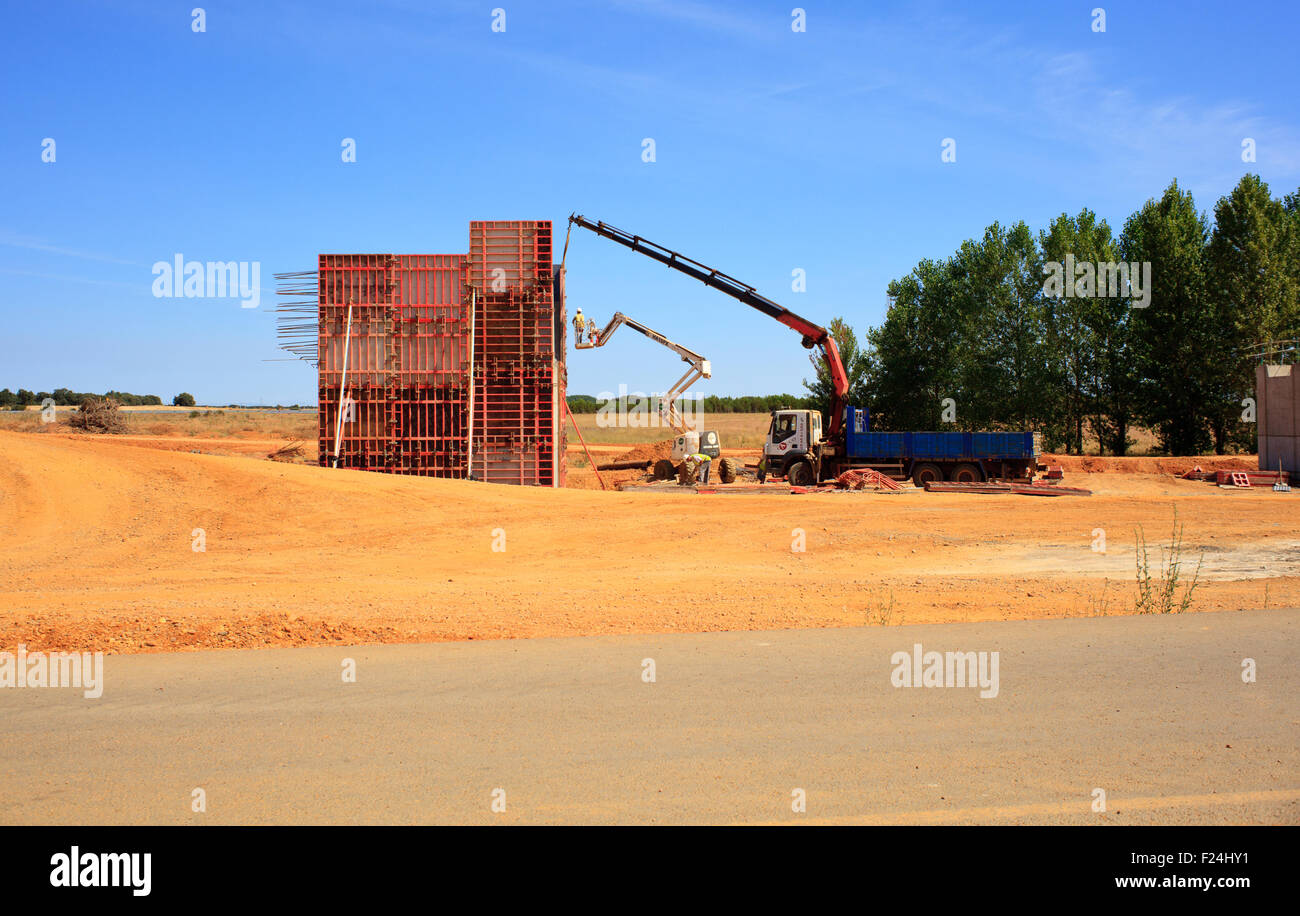 Construction site in countryside hi-res stock photography and images ...