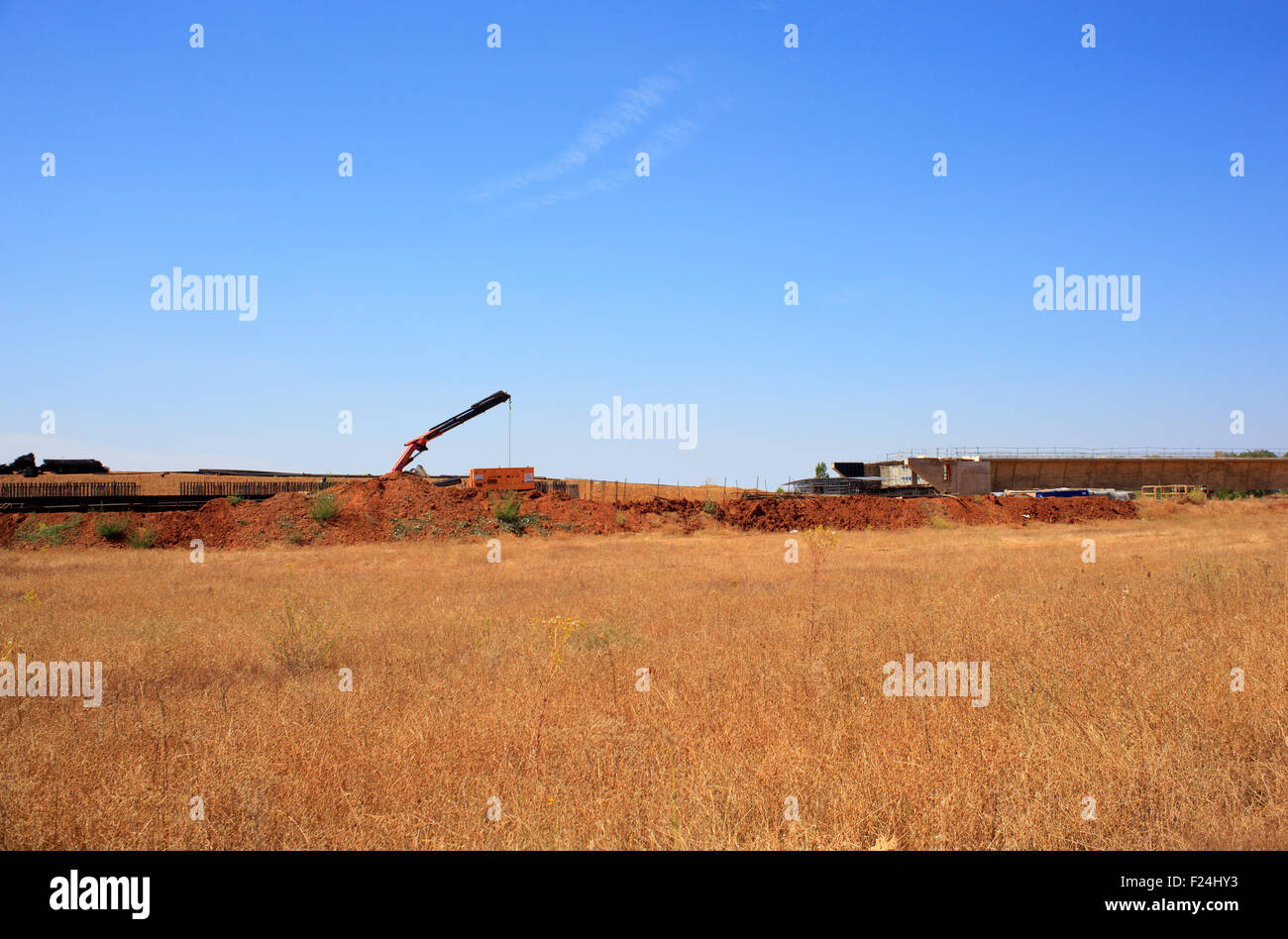 Construction site in countryside hi-res stock photography and images ...