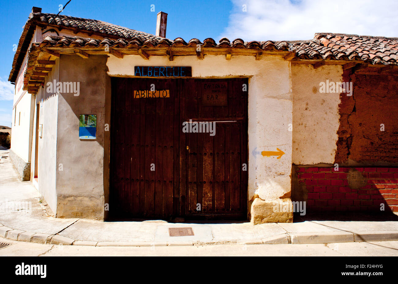 Little restaurant in a poor spanish village Stock Photo - Alamy