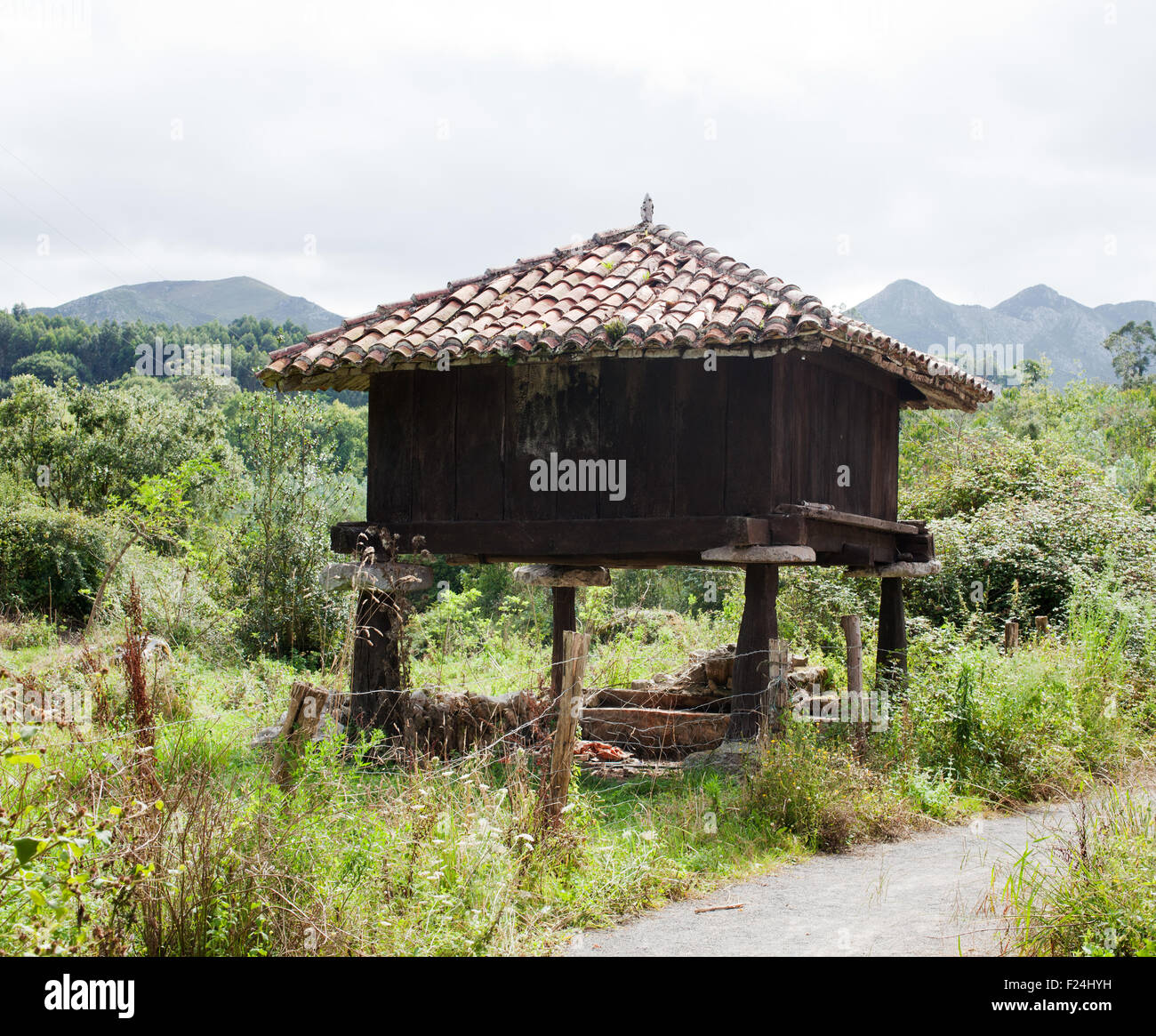 Granary pillars hi-res stock photography and images - Alamy
